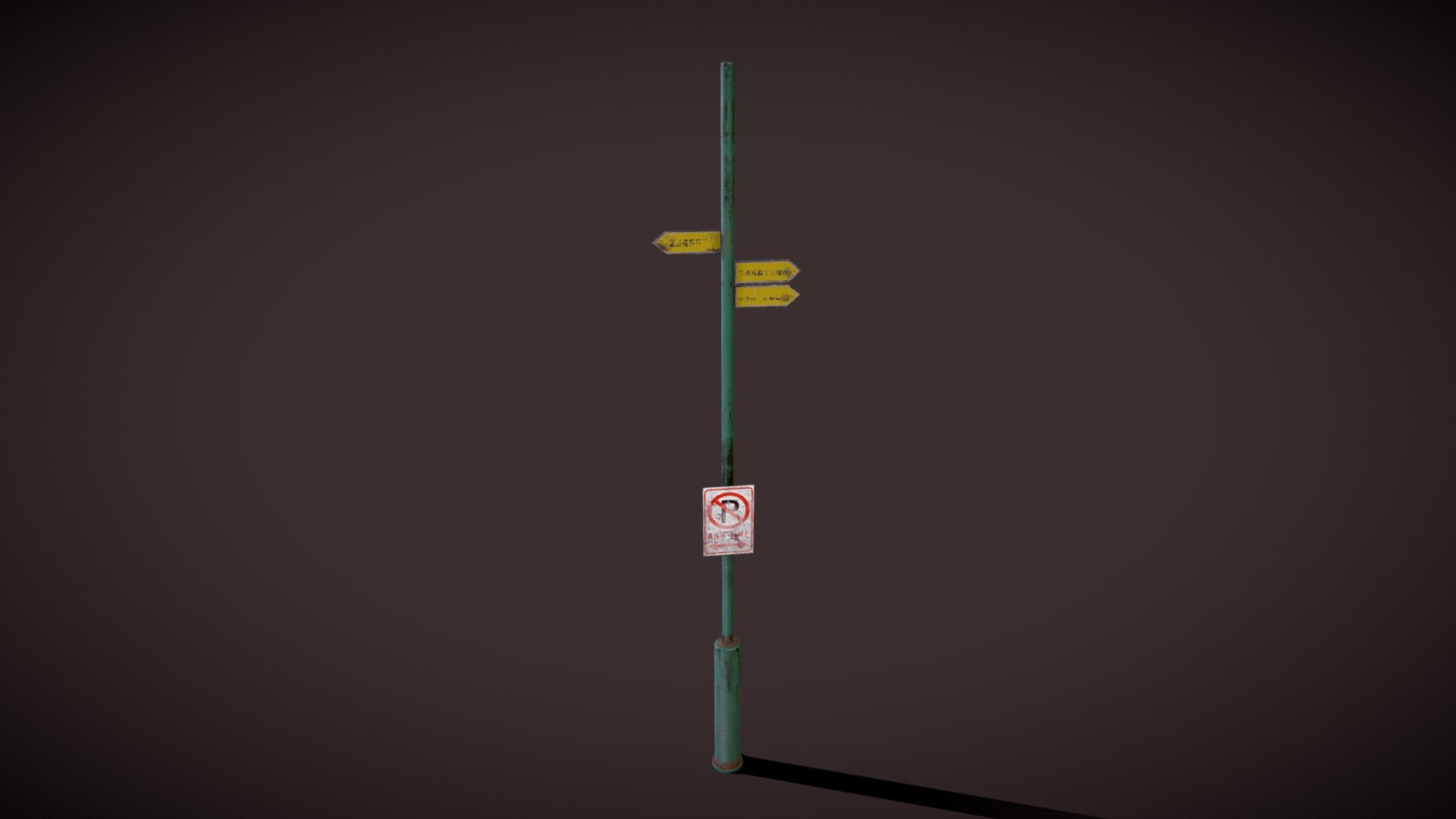 Sign Pole - Download Free 3D model by Sousinho [6684c16] - Sketchfab