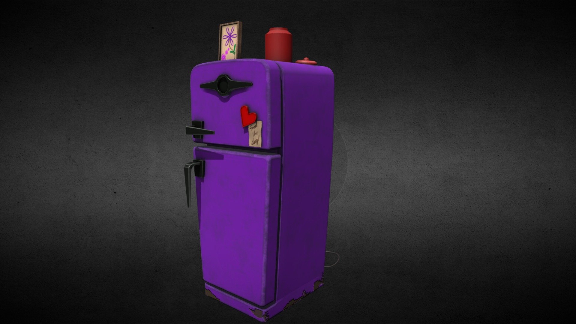Stylized_Fridge - Download Free 3D model by Rasika.Bhuruk [6684f7a ...