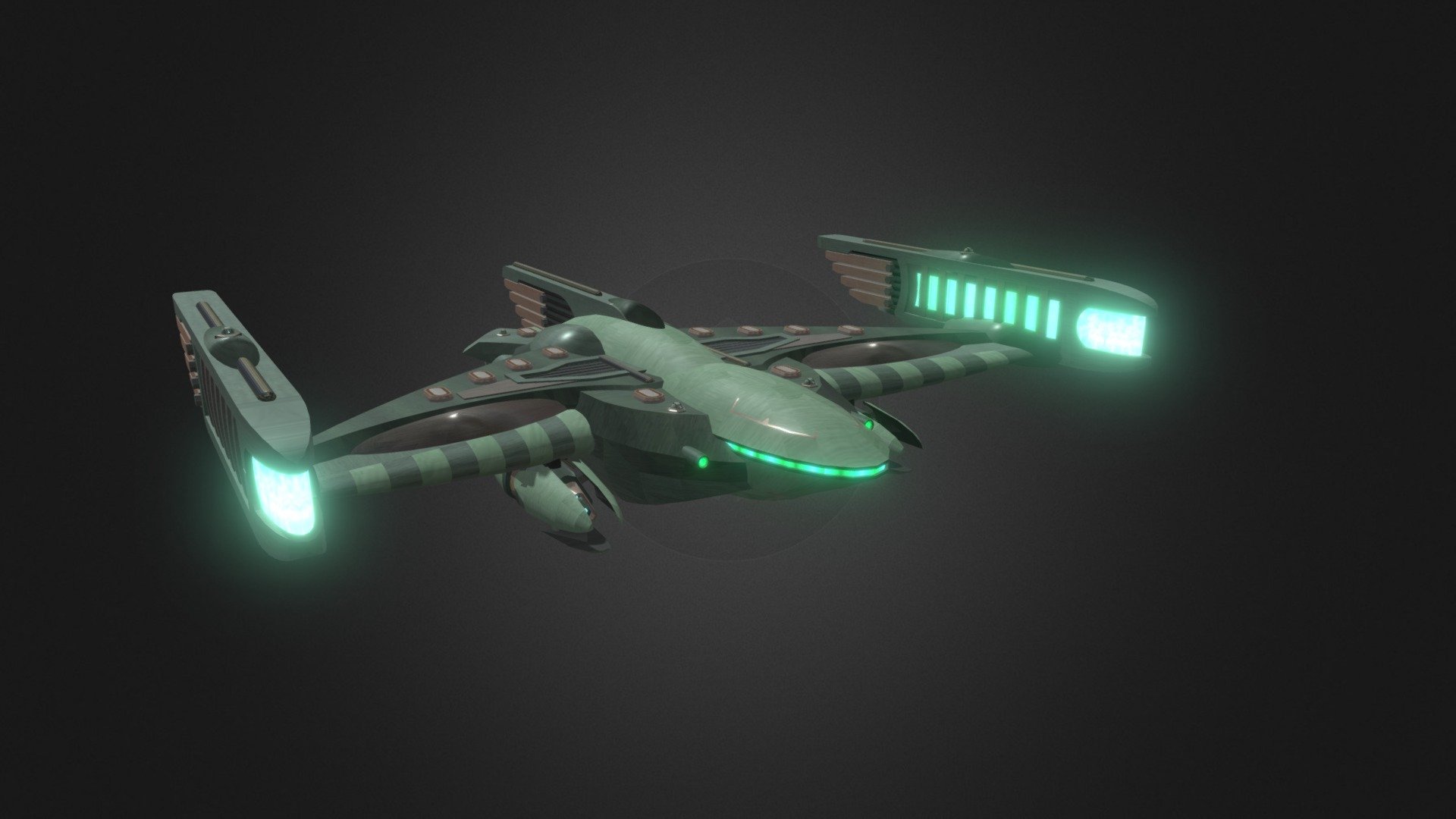 Star-Trek Romulan late TMP era Bird of Prey - 3D model by Hierachy1871 ...