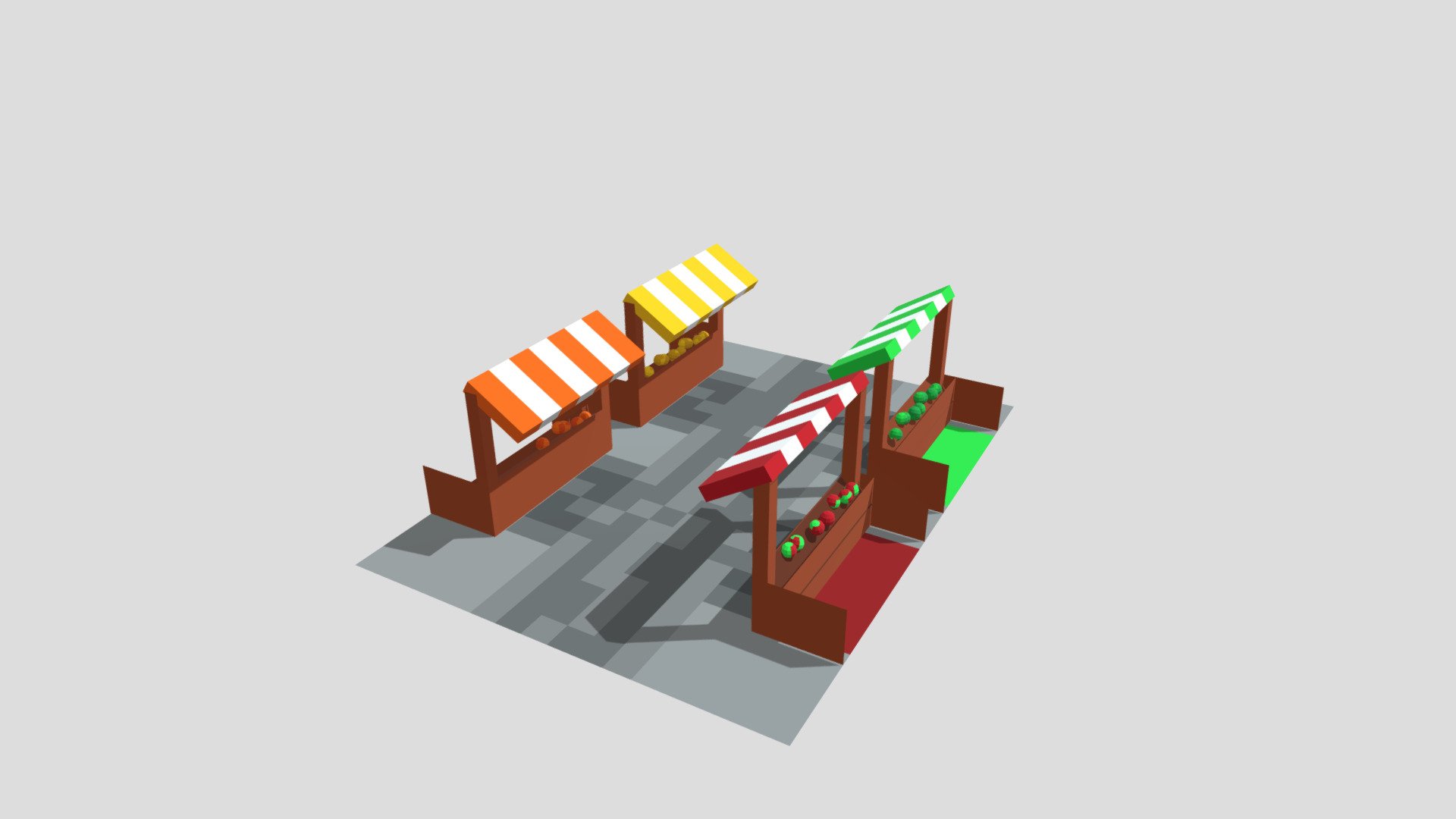 Stall - 3D model by kyngkayleb [66884ca] - Sketchfab