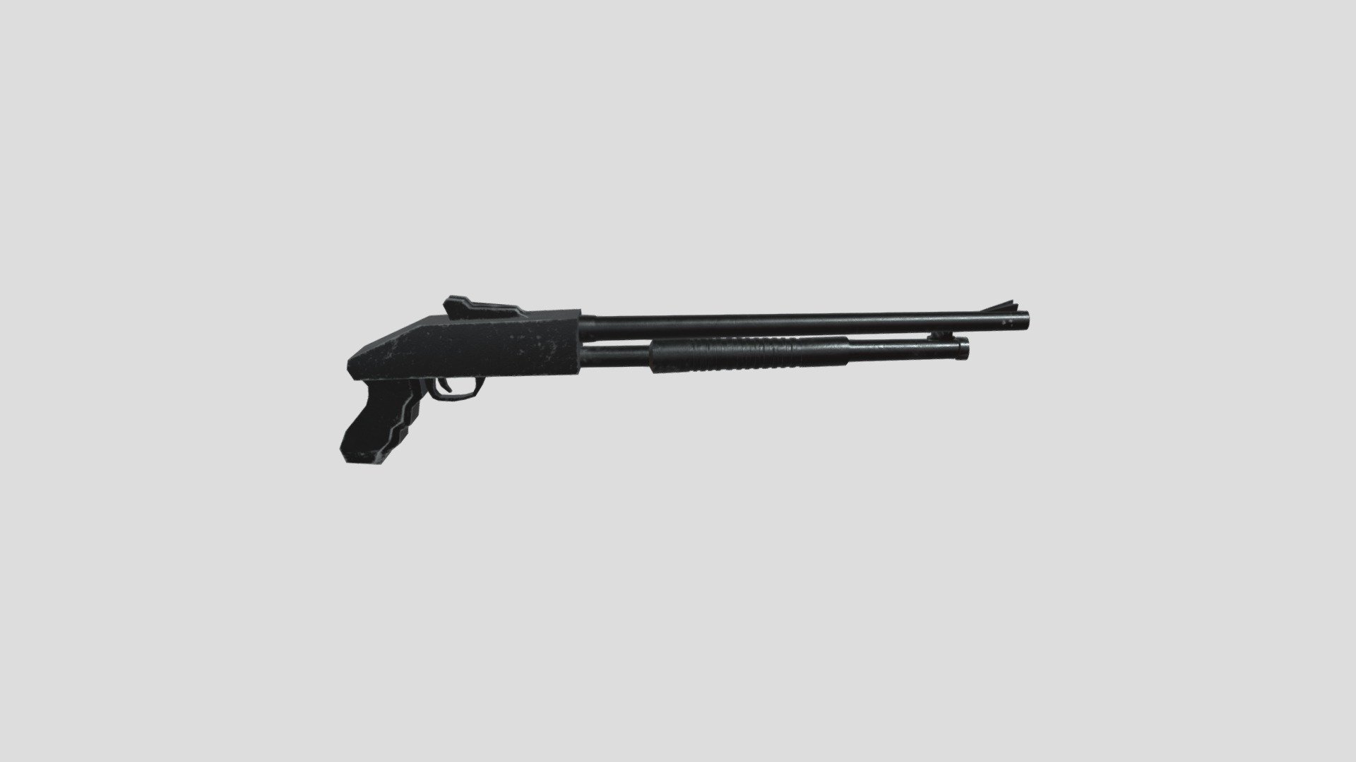 Basic shotgun - 3D model by FabinhoArte [6689270] - Sketchfab