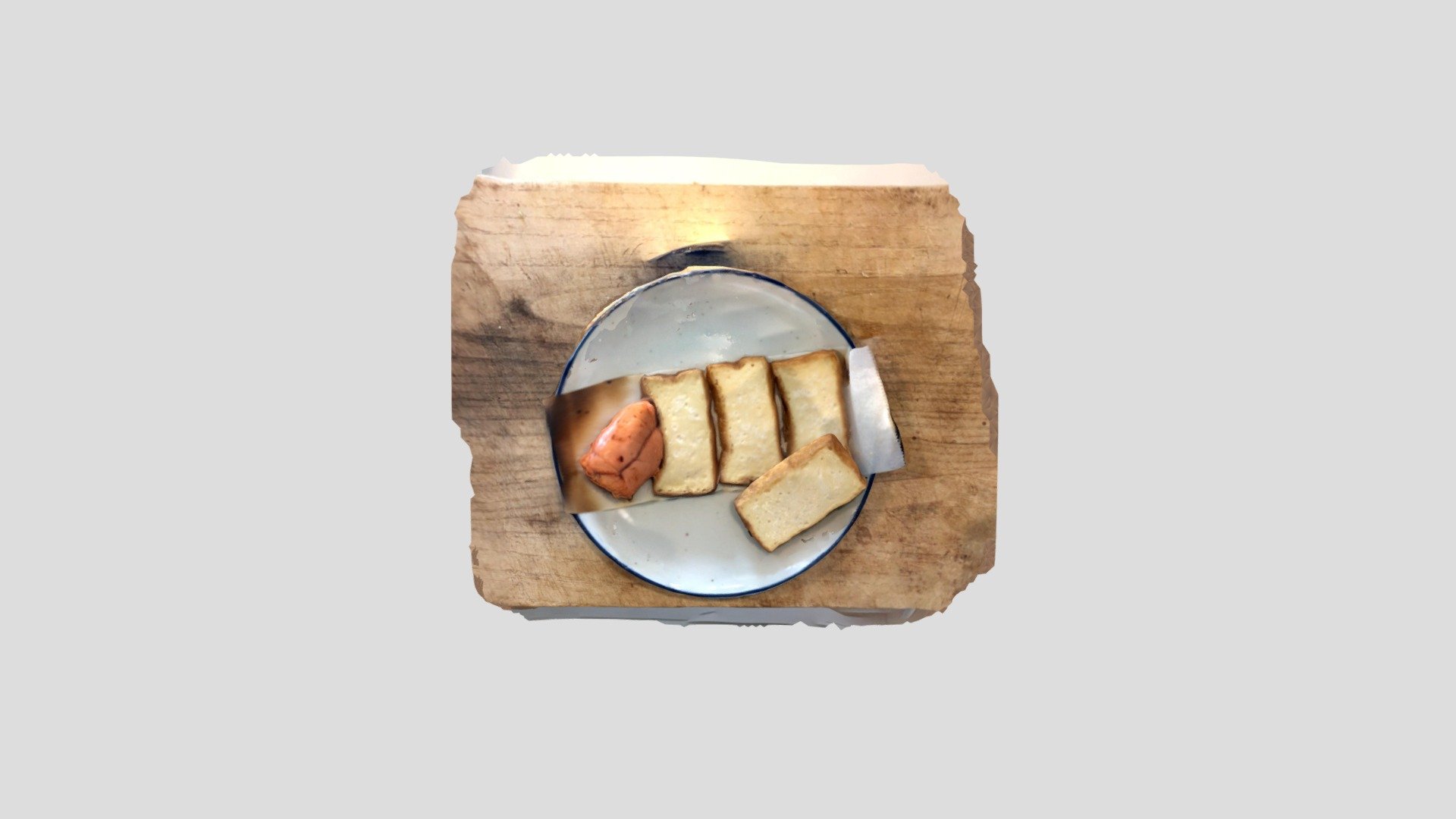 thick fried tofu ready to eat - Download Free 3D model by Jingbari ...