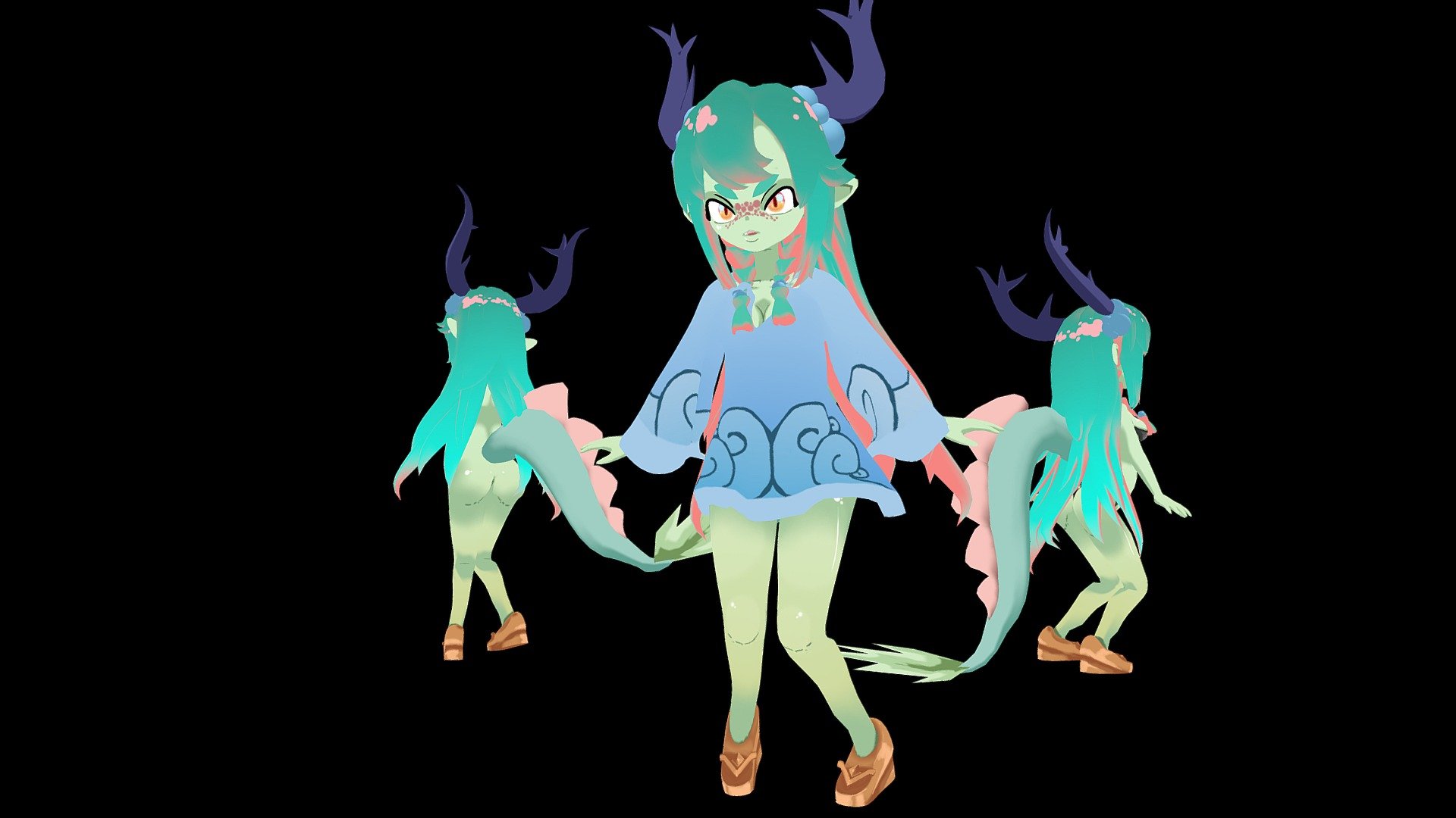 Nessy - Seadragon [VRC Compatible] - Buy Royalty Free 3D model by ...