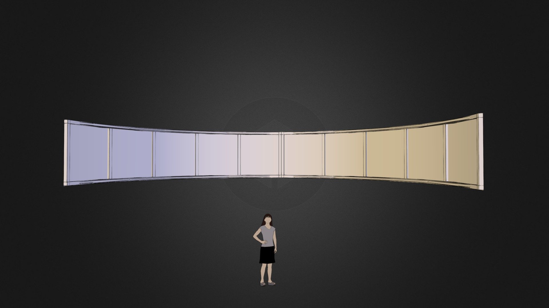 Small Curved Header - Code: HEDR-CFHDE - 3D model by acme5 [668e5ea ...