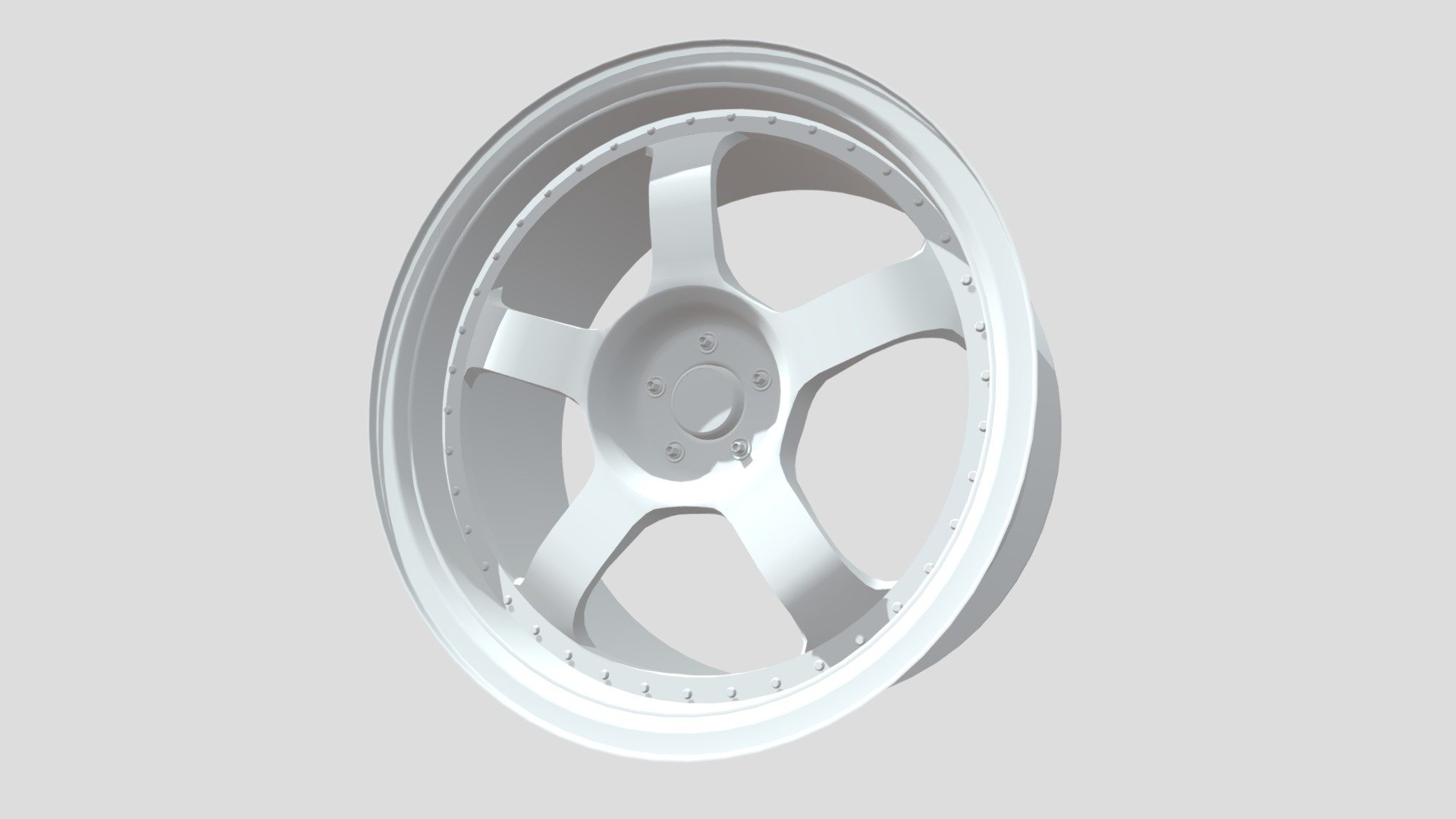 WORK Meister style 5 Spoke rims - Download Free 3D model by Linnaeus ...