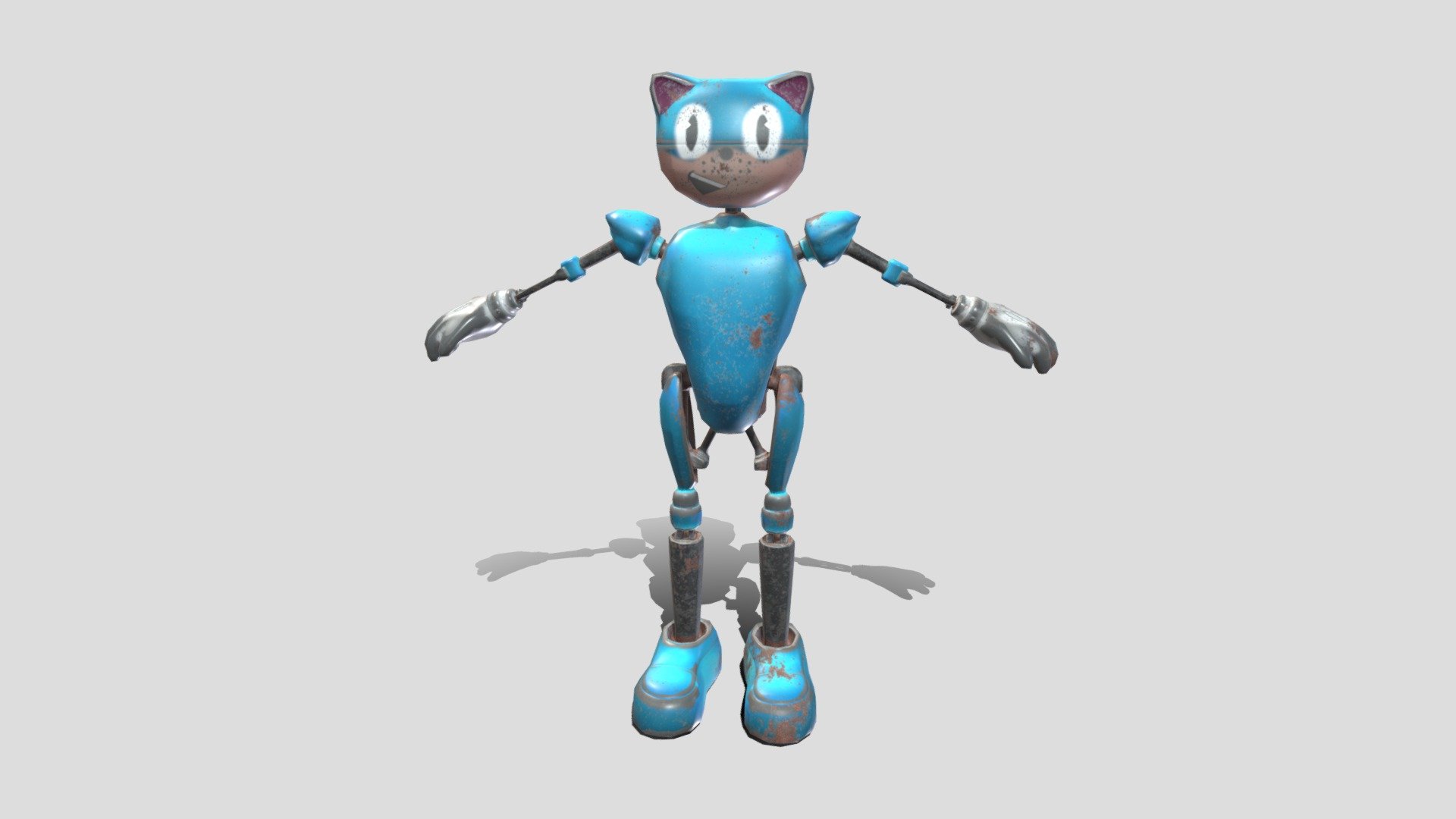 Cat Bot - 3D model by Rzyas [6690e9e] - Sketchfab