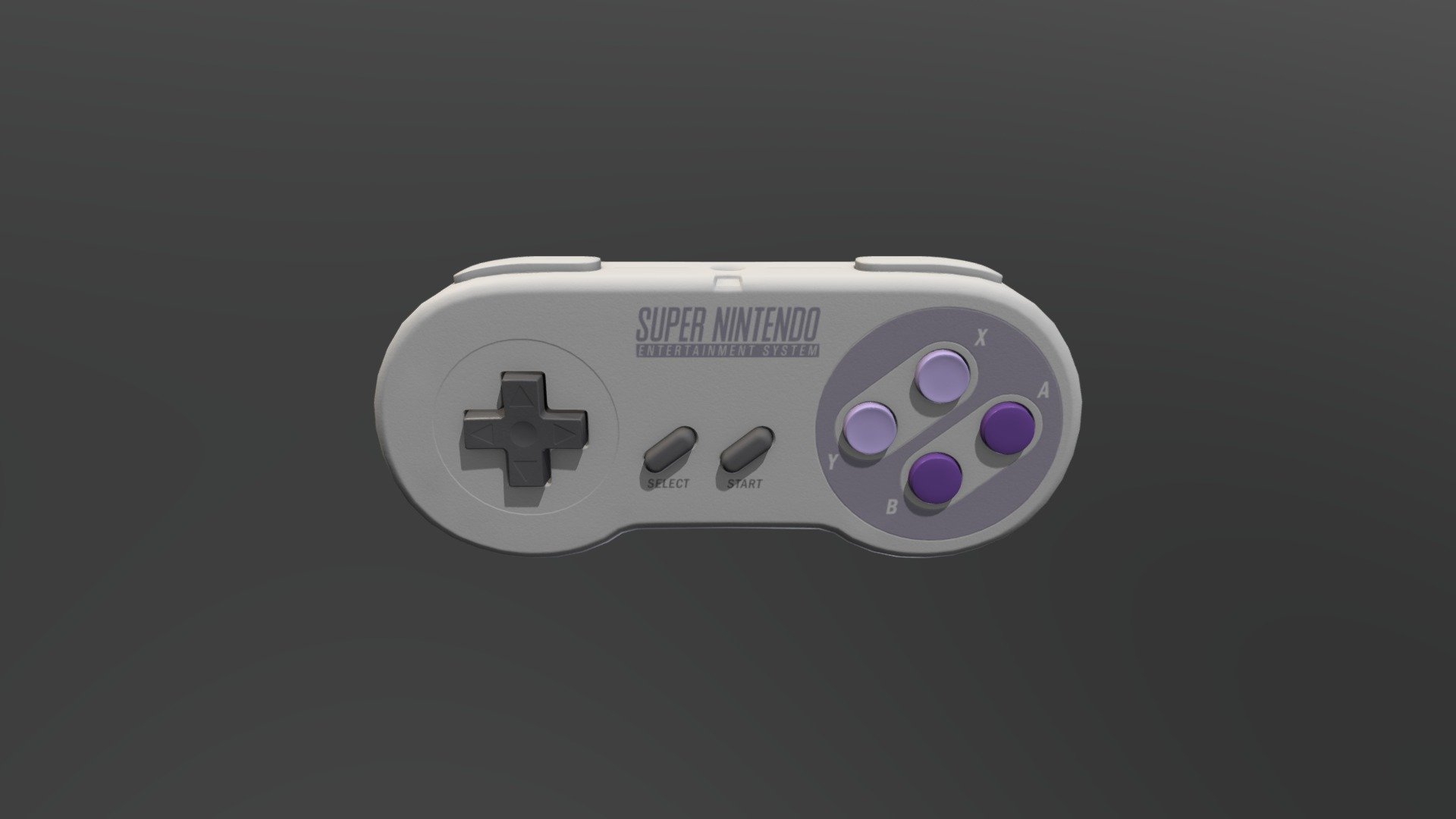 snes - 3D model by wibblus [6692710] - Sketchfab