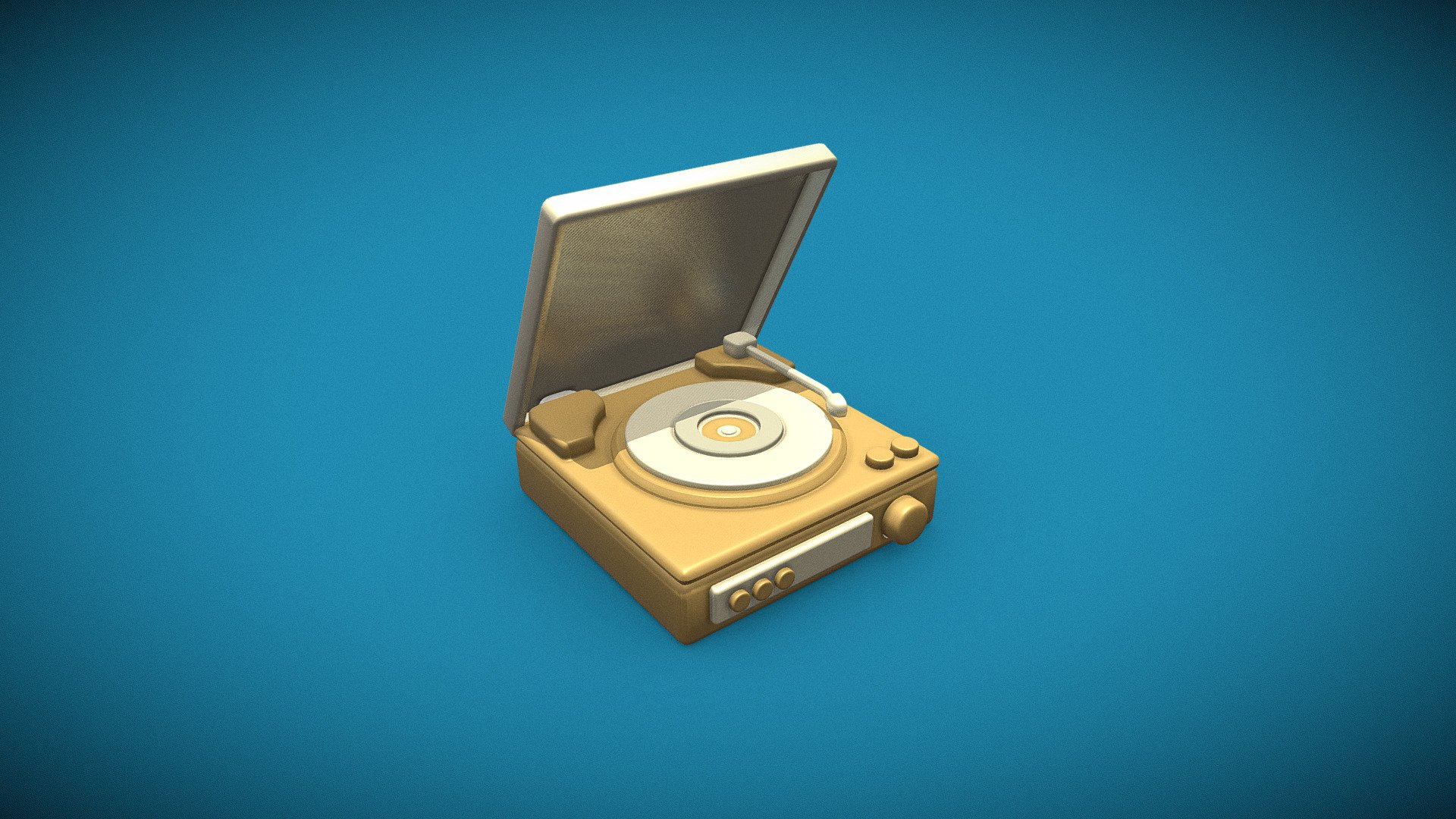 Cartoon Vinyl Player - Download Free 3D model by hdyeah (@hdyeahhh ...