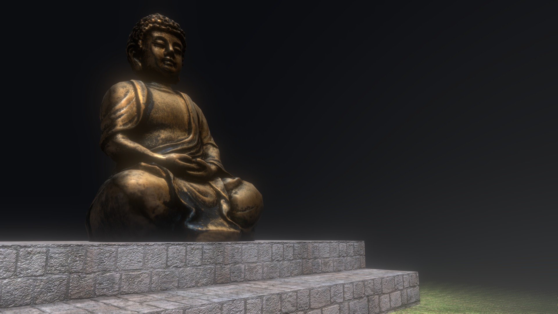 Hidden Buddha - 3D model by Jonny (@jonnylynn) [66953dc] - Sketchfab