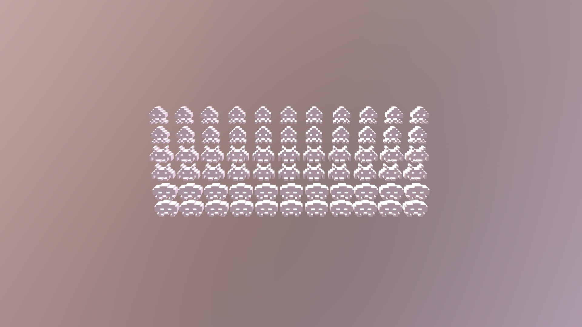 Space Invader - 3D model by JTC909 [669bcf1] - Sketchfab