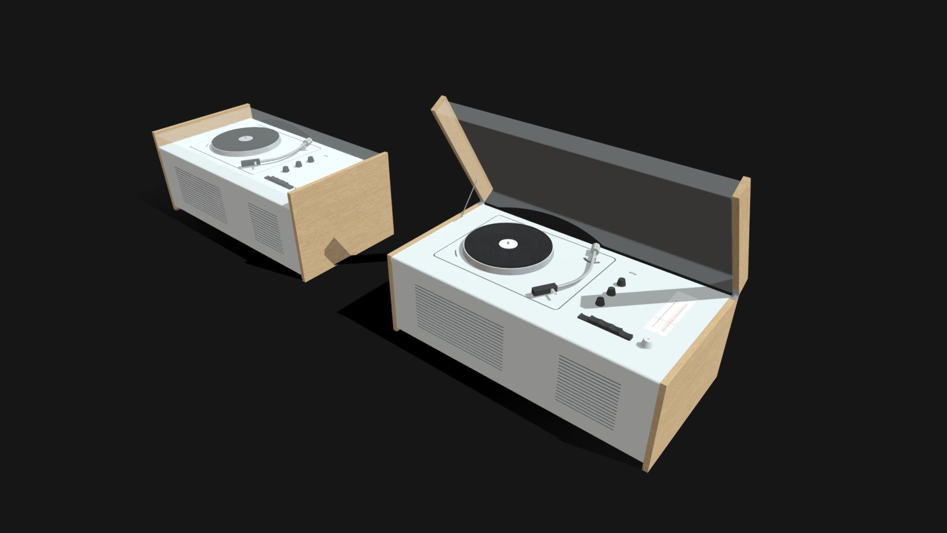 Braun SK 55 – Iconic Vintage Record Player - Download Free 3D model by ...