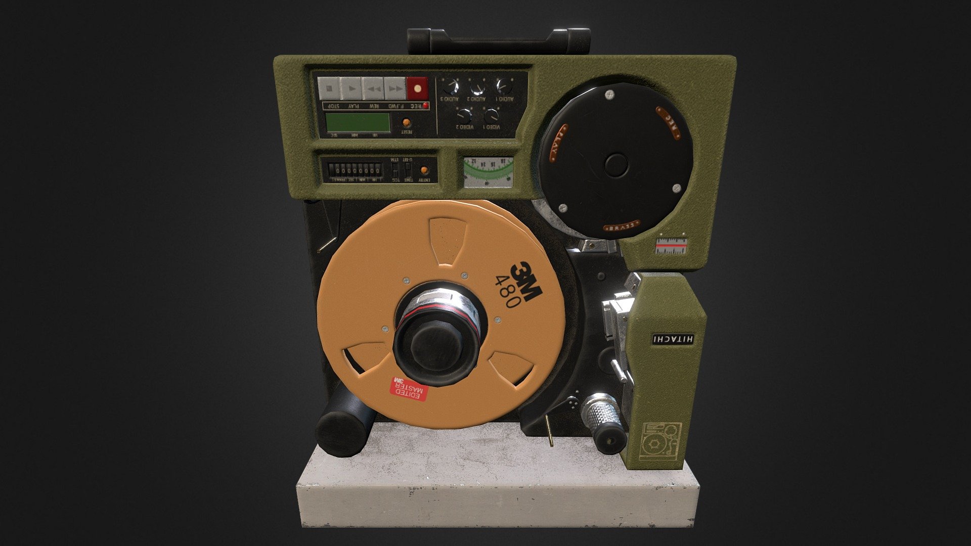 Sony Hitachi VTR - 3D model by Joltya (@joltzero) [669dbc3] - Sketchfab