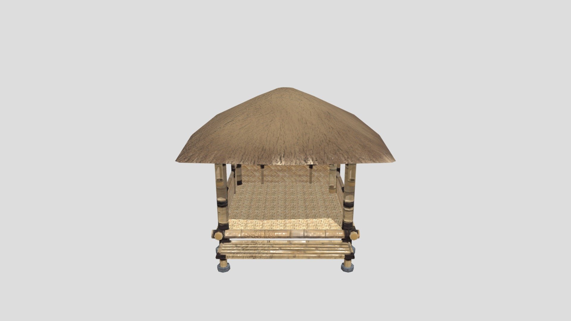 Saung Bambu - Download Free 3D model by dev (@scipio214) [669e54e ...