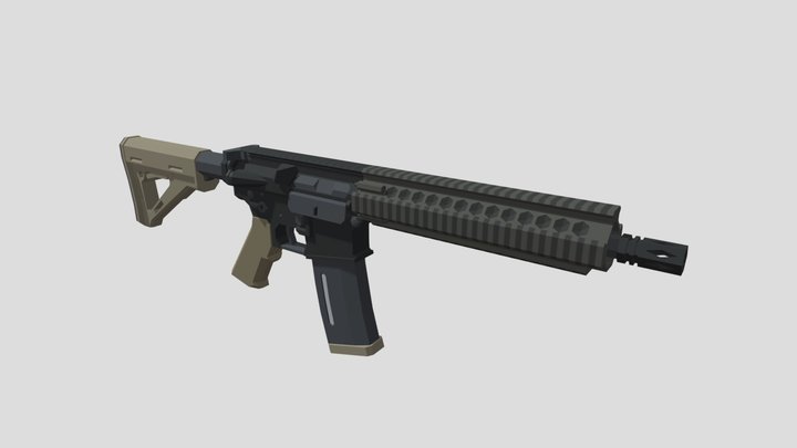 Mk18mod1 3D models - Sketchfab