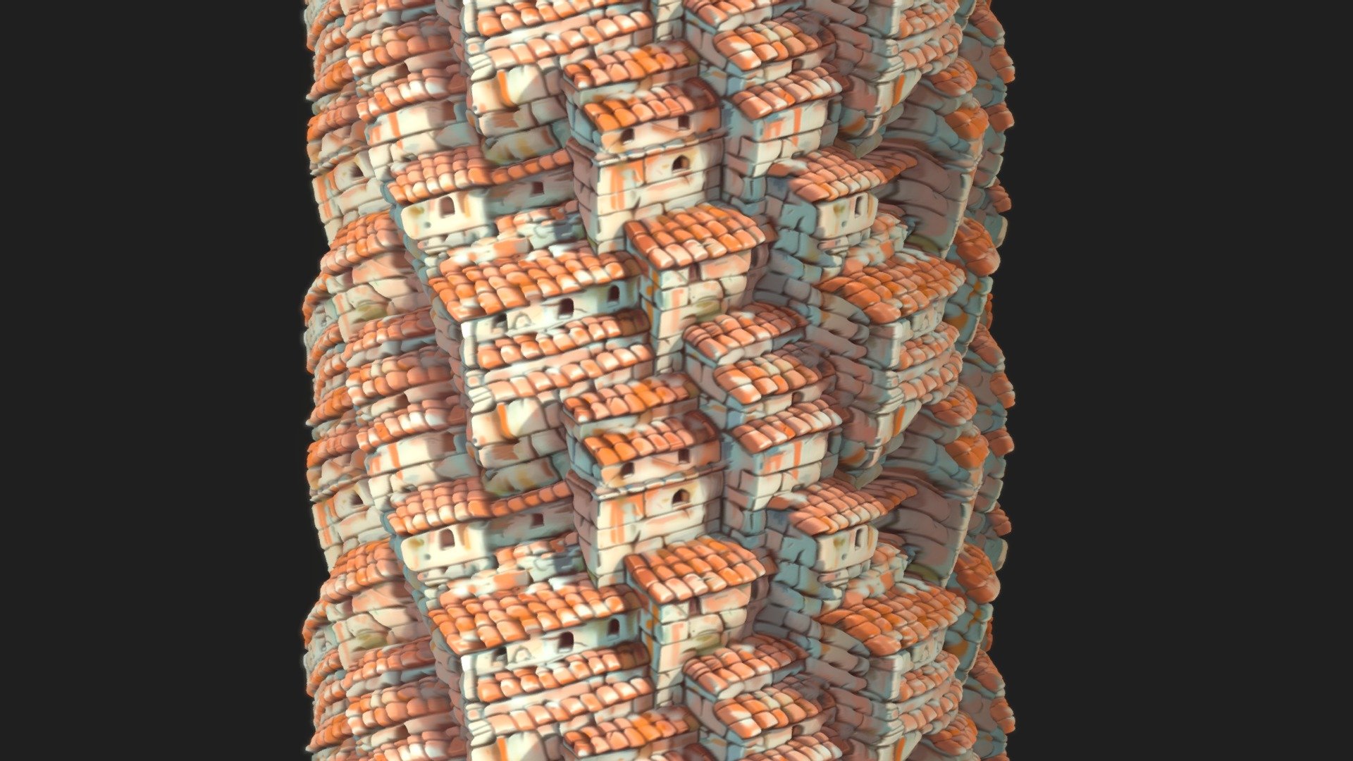 Stylized Roof Seamless Texture Free - Download Free 3D model by ...