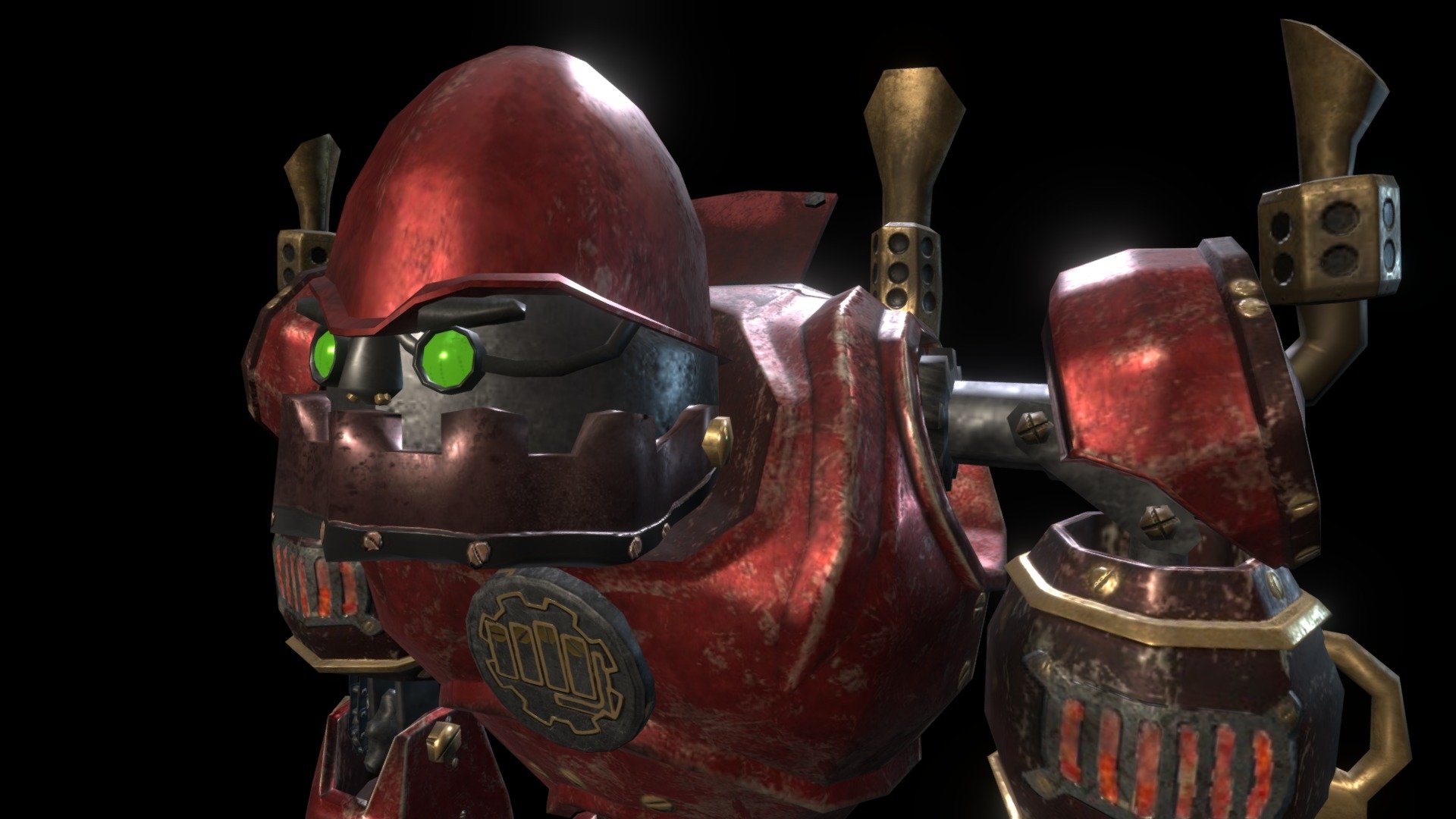 Basher Bot - 3D model by jakayaki [66a1f7d] - Sketchfab