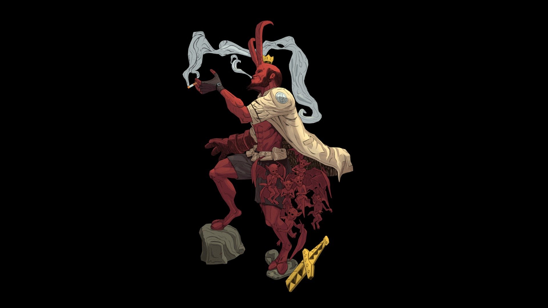 Hellboy - 3D model by jholexx [66a4fad] - Sketchfab