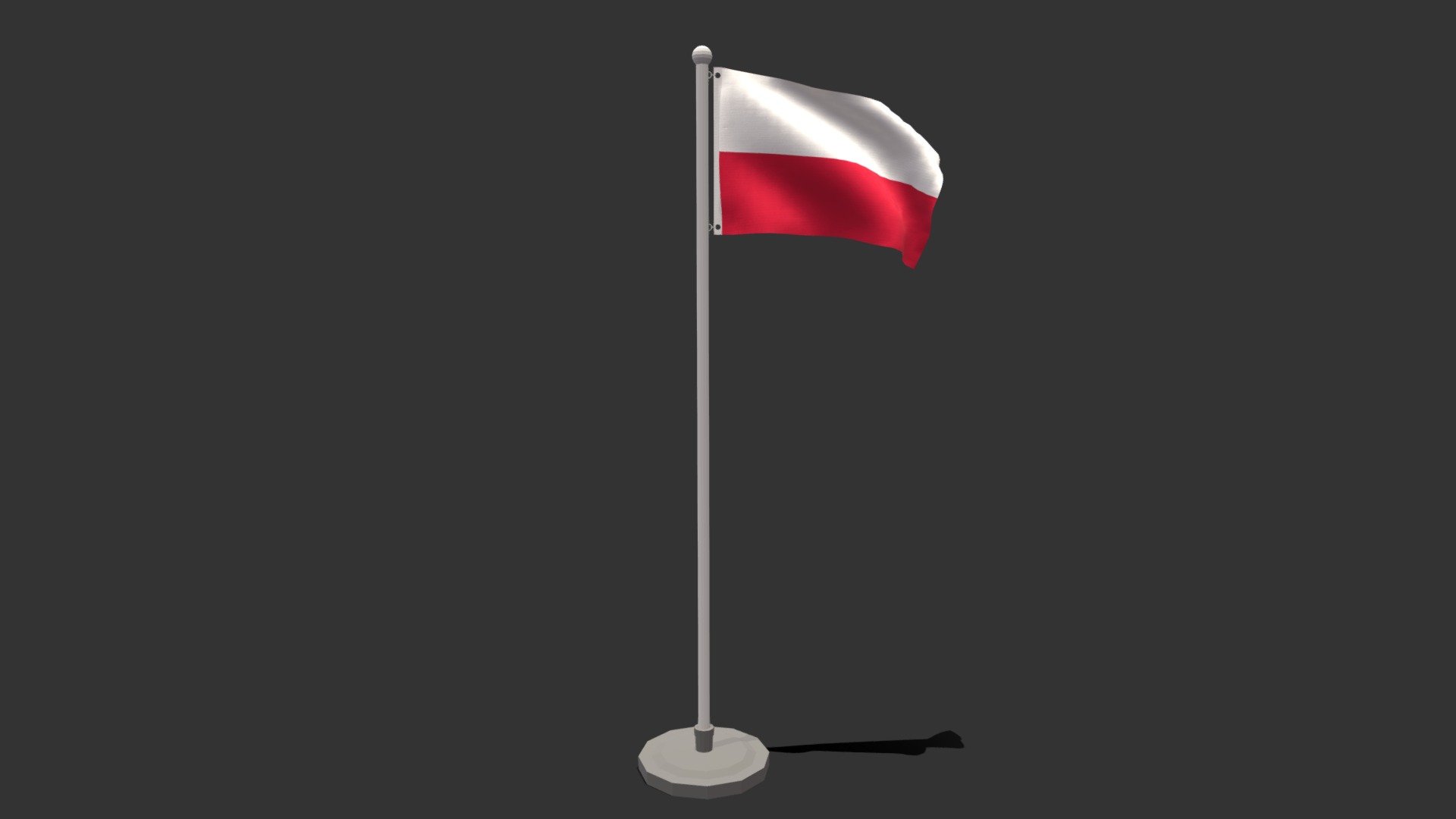 Seamless Animated Poland Flag - Buy Royalty Free 3D model by chroma3d (@vendol21) [66a8f6d ...