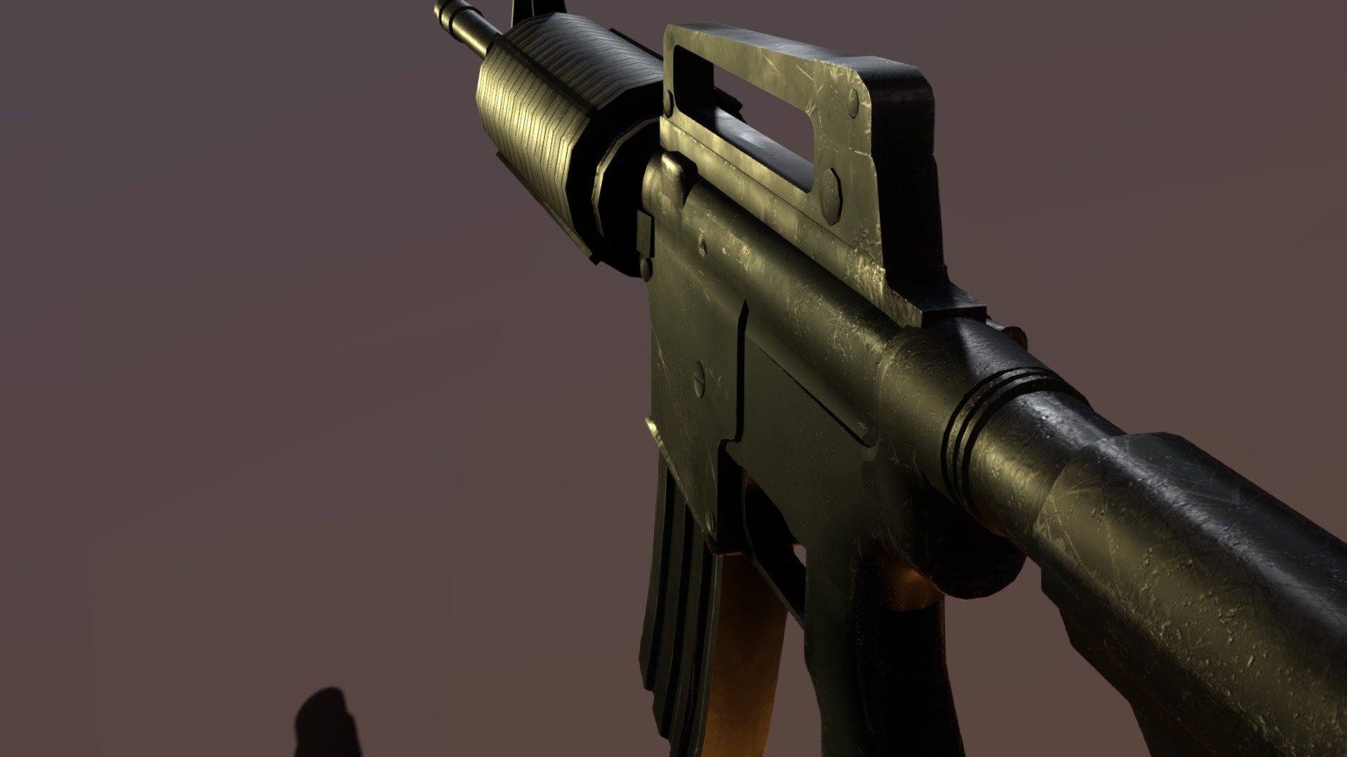 M4A1 Carbine *Game Ready* *Low Poly* - Download Free 3D model by ...