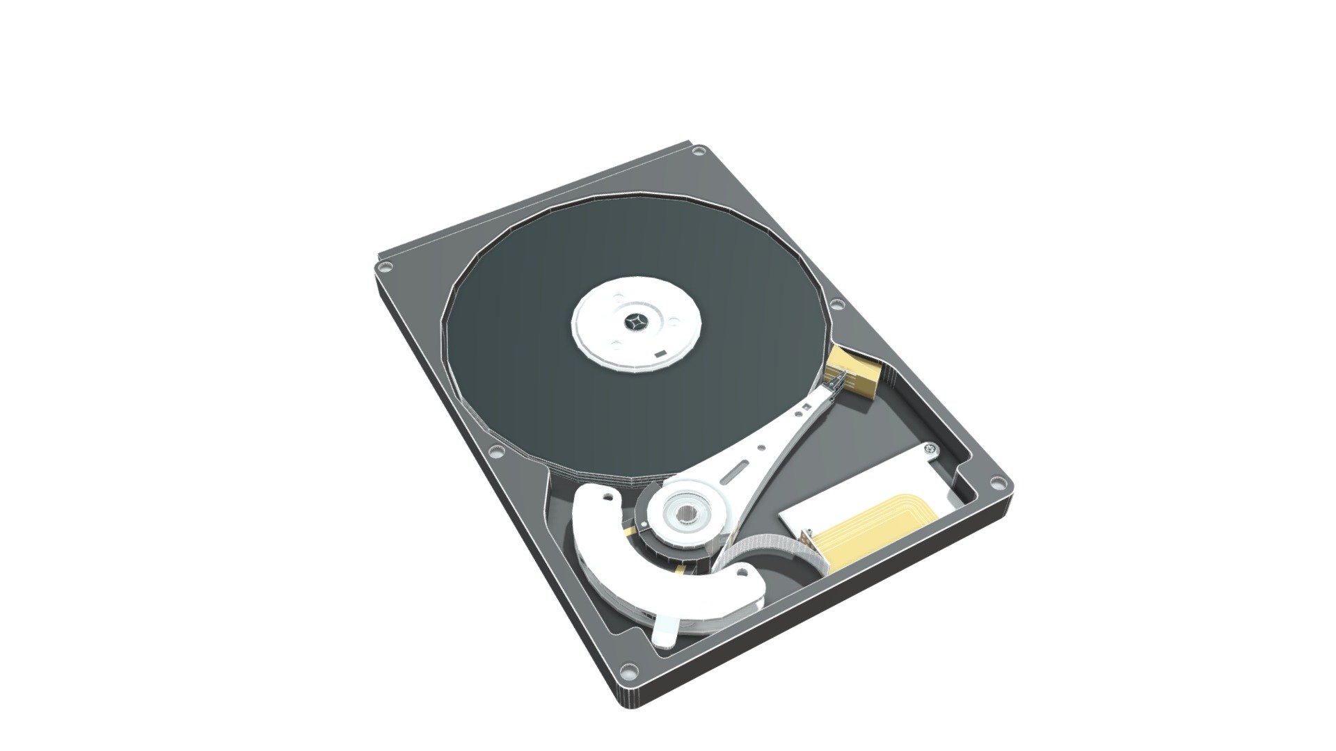 HDD - Download Free 3D model by Nadya Sarieva (@nsarieva13) [66abd67 ...