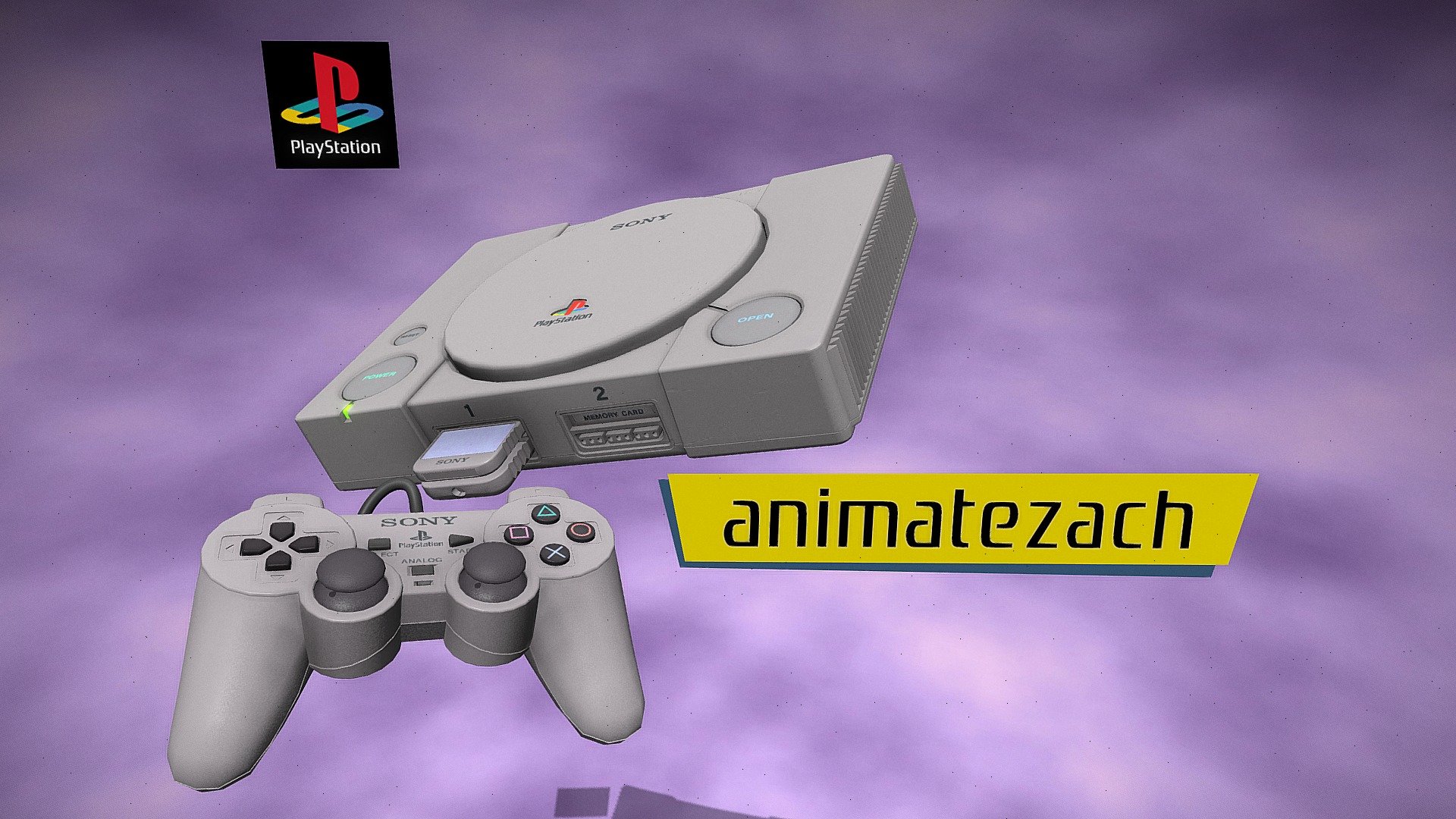 PlayStation Console - 3D model by animatezach [66ae60d] - Sketchfab