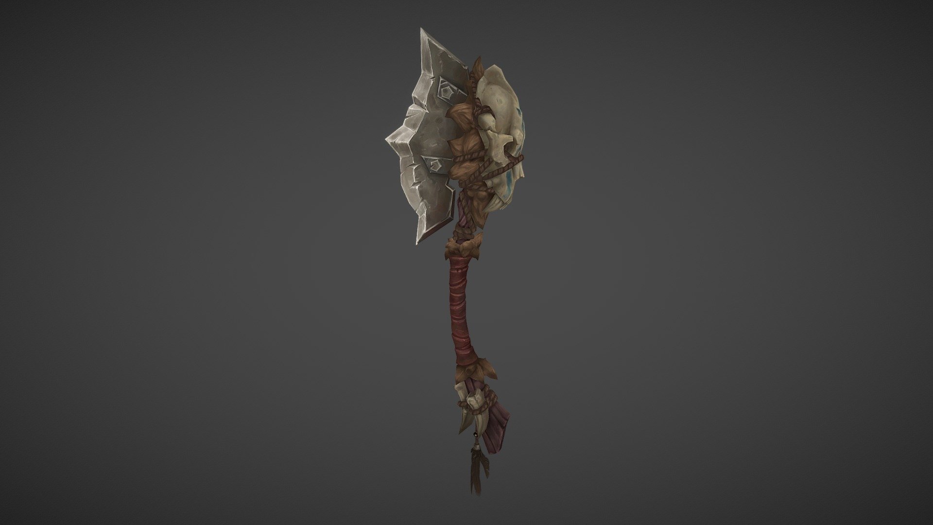 Bear Barbarian Axe - 3D model by Luis Garza (@LuisGarza) [66b55b9 ...