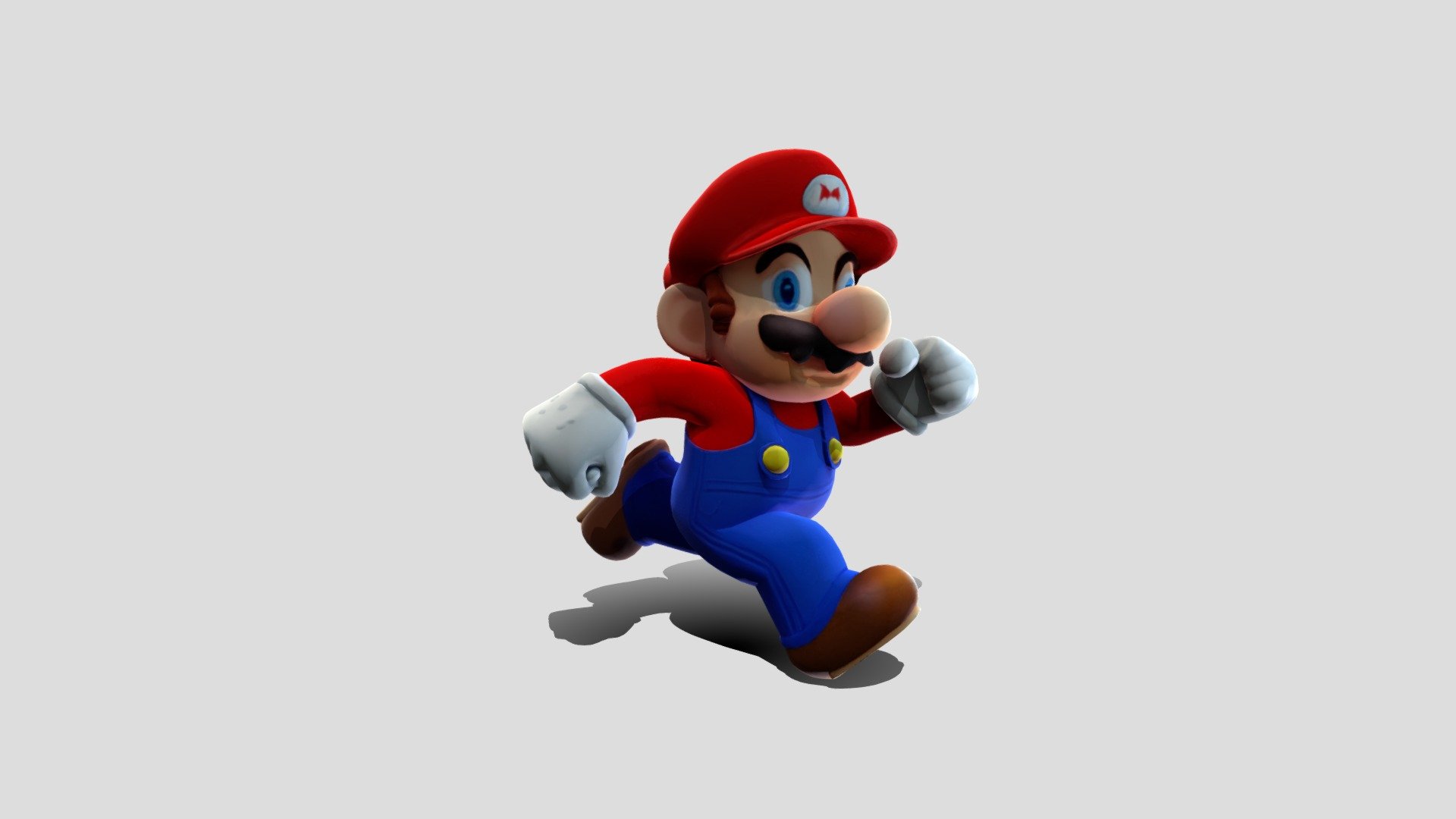Stylized 3D Super Mario Running - Download Free 3D model by dimenxioner ...