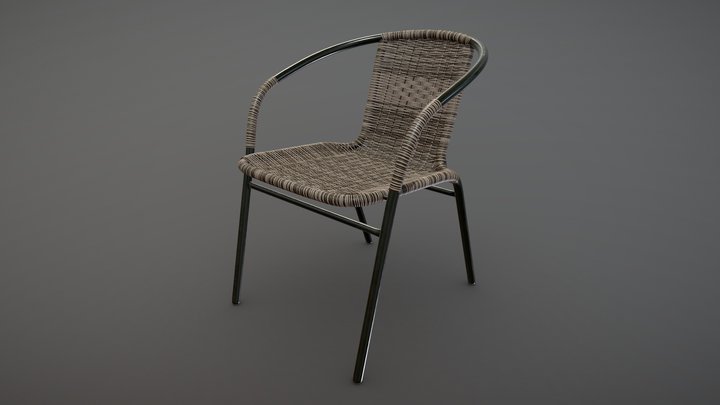 Stacking-chair 3D models - Sketchfab