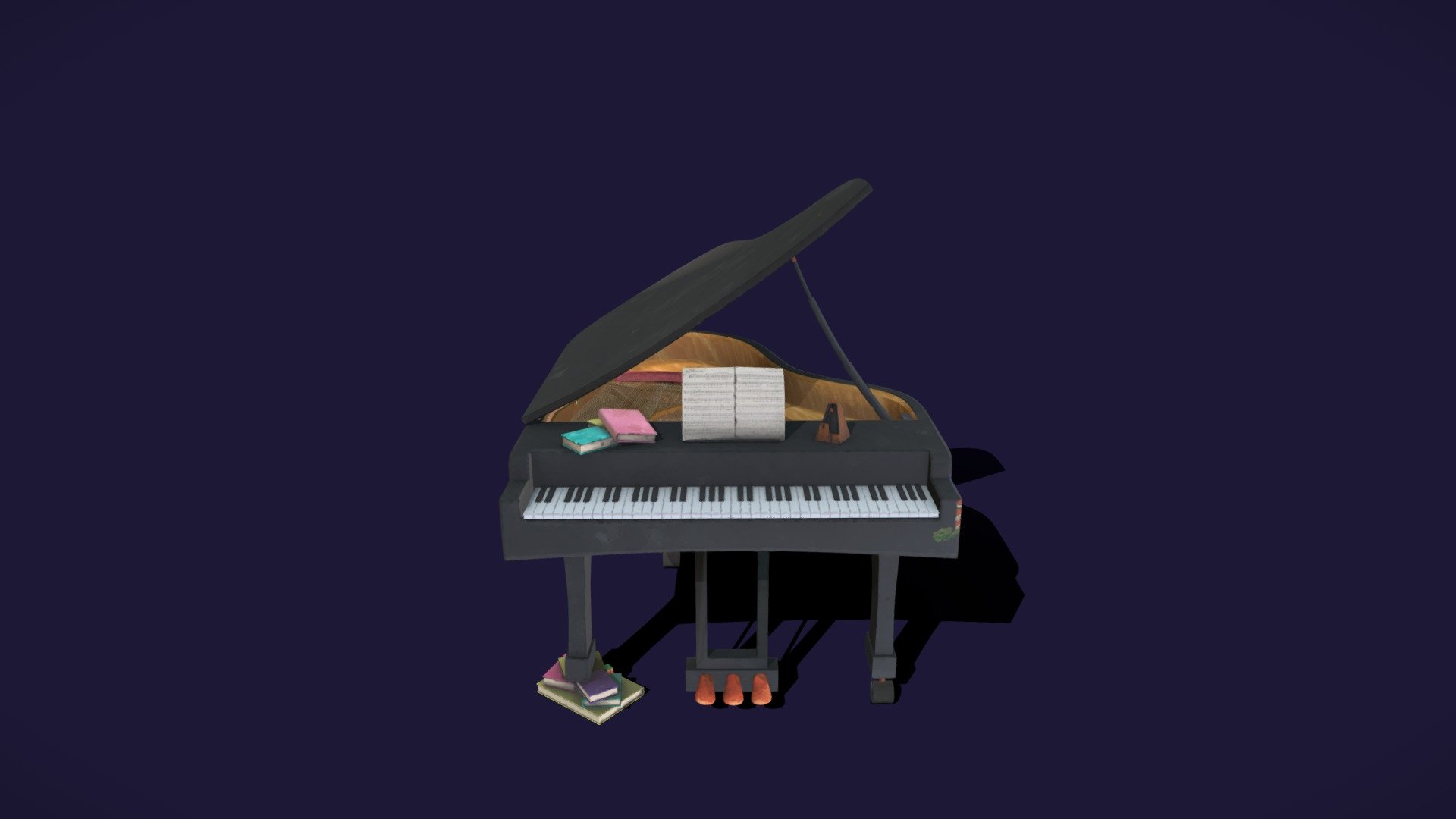Stylized Piano Asset - 3D model by hoomoongoos (@hoomoongoos99 ...