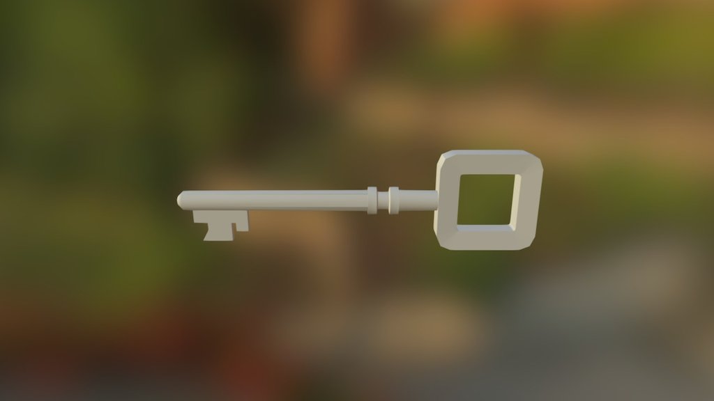Silver Key 11 11 - 3D model by zhouwent [66be7da] - Sketchfab