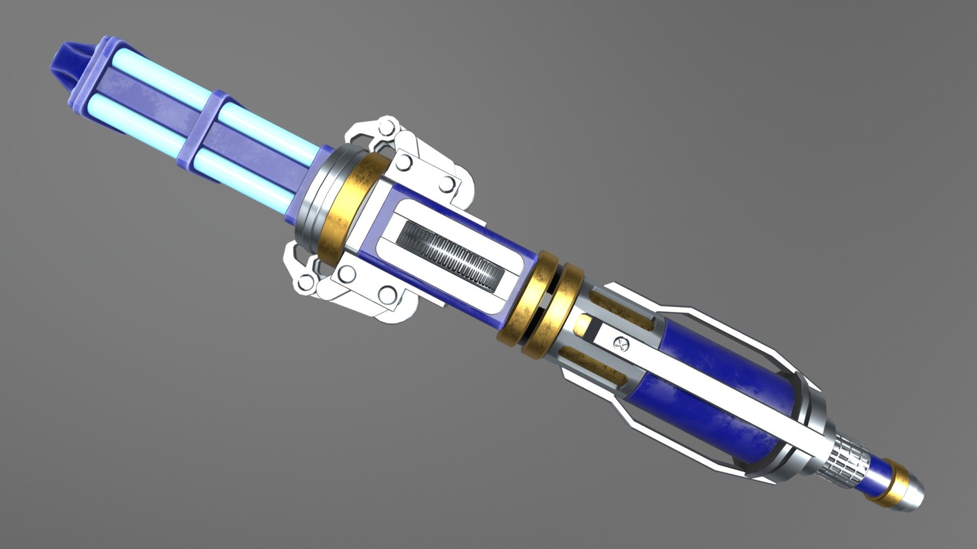 12's Sonic Screwdriver - 3D model by HarryLiefman [66be7e2] - Sketchfab