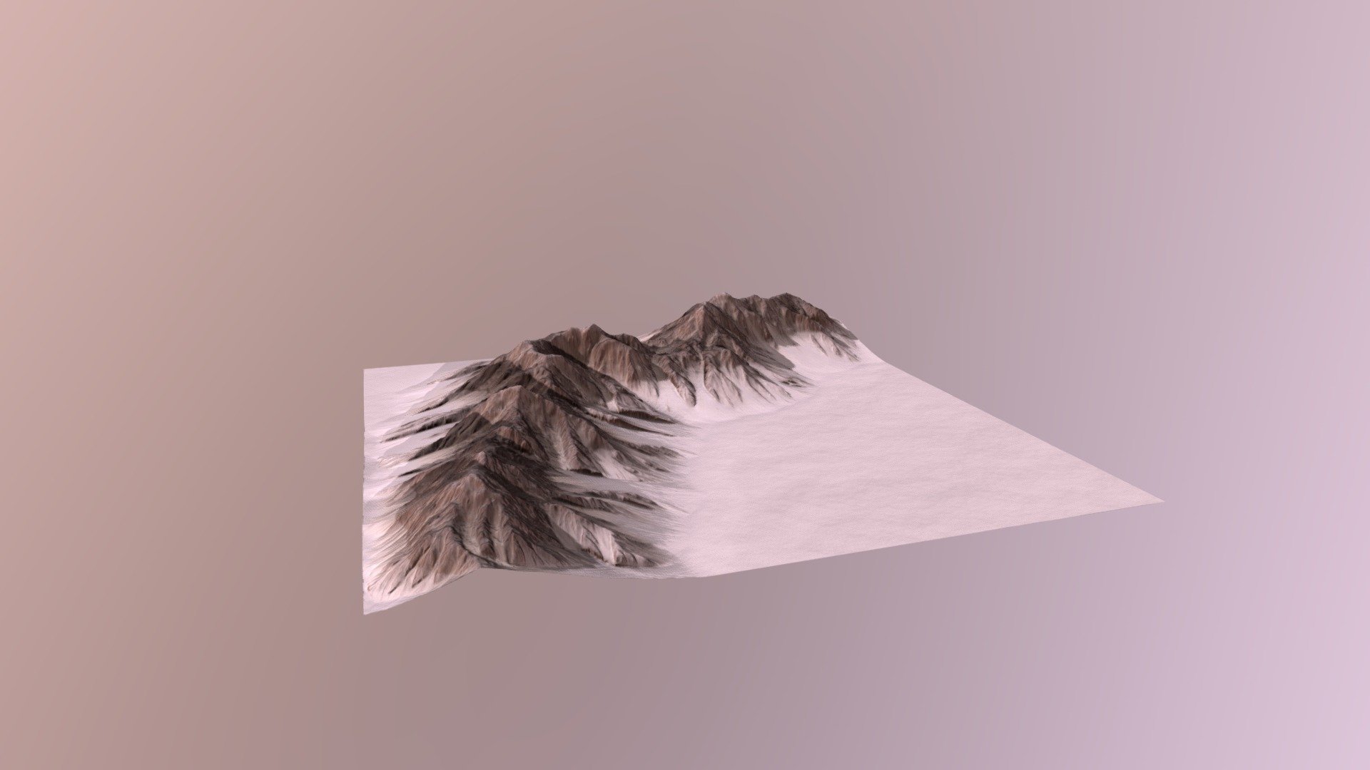 Mountains Epic Terrain (2K, optimized, baked) - Download Free 3D model ...