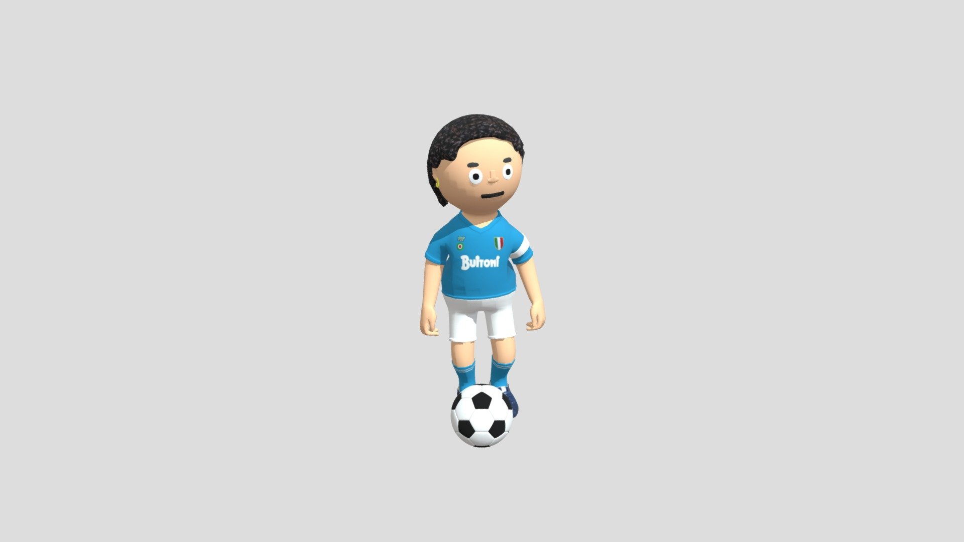 4- Maradona With Animation - 3D model by fadi04 [66bf76c] - Sketchfab