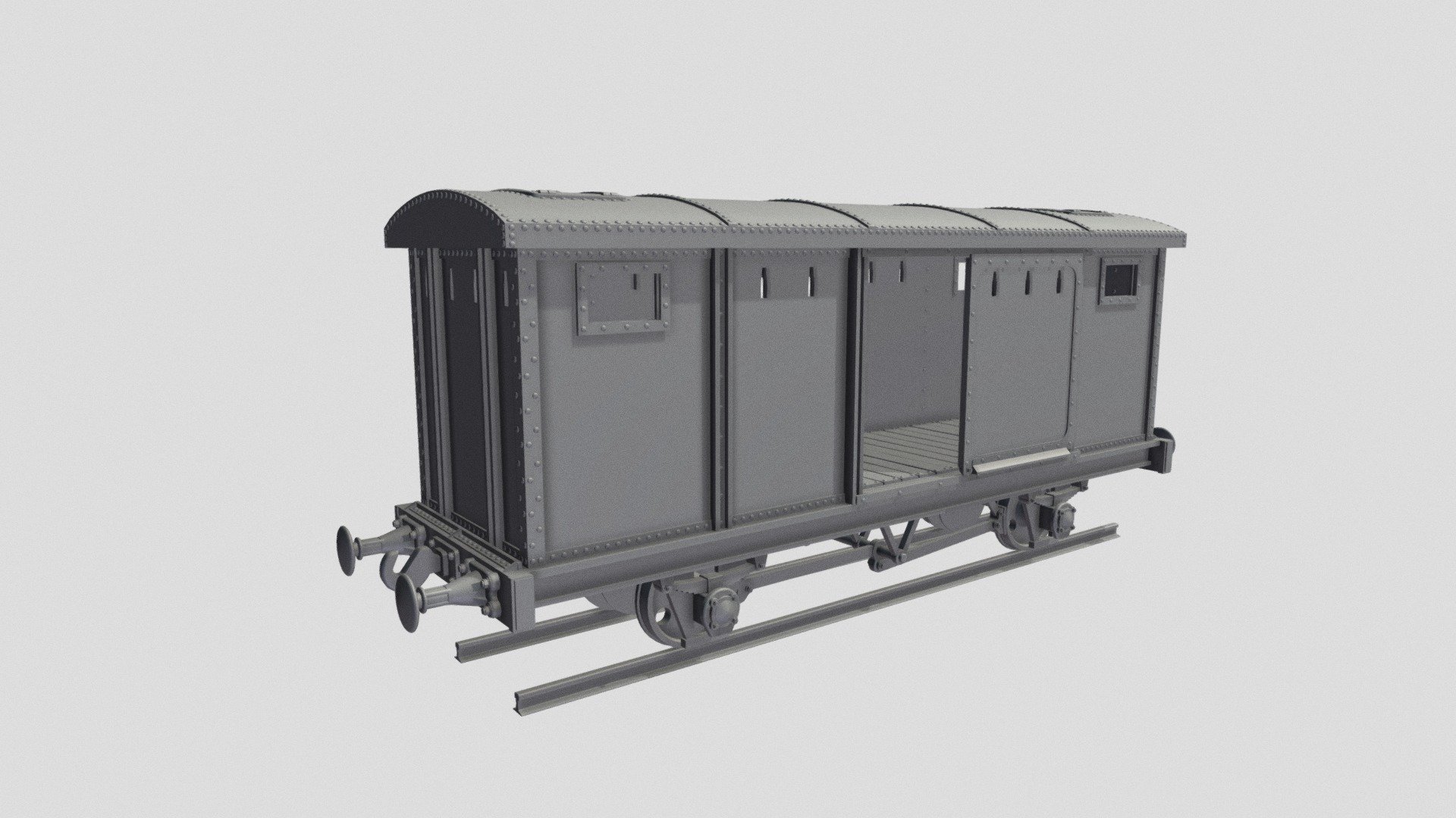 Spanish army armoured coach (Rif War) 1/56 - 3D model by ngauge.es ...