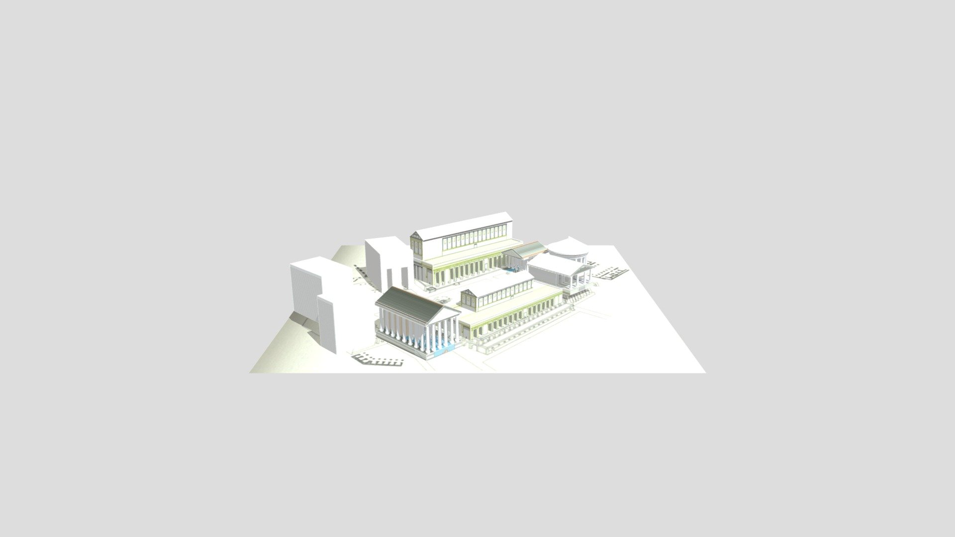 Introduction to the Roman Forum - 3D model by trinityyue [66c4447 ...