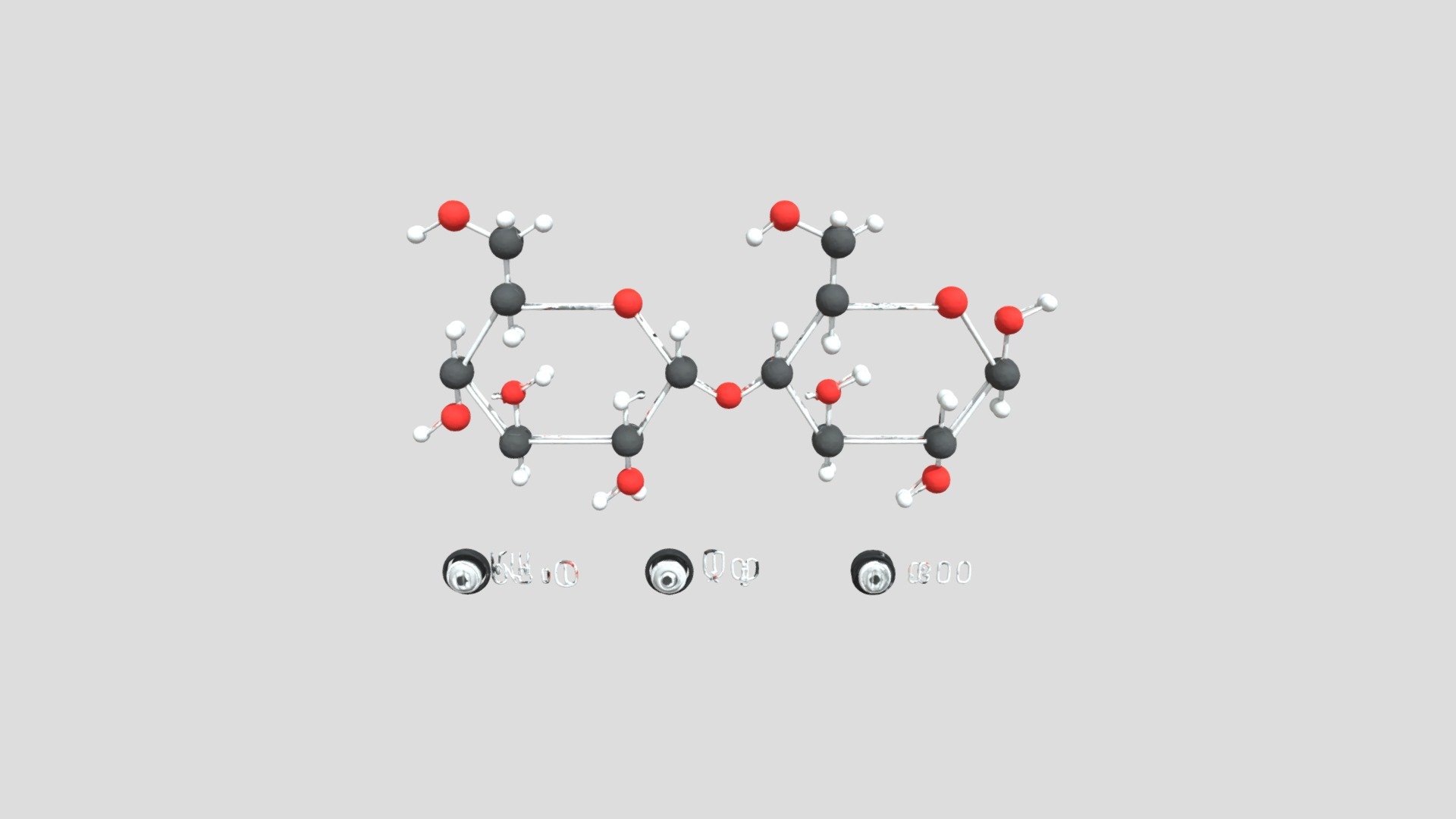 Cellulose Molecule Diagram - 3D model by bakytbeknurasyl560 [66c4d66 ...