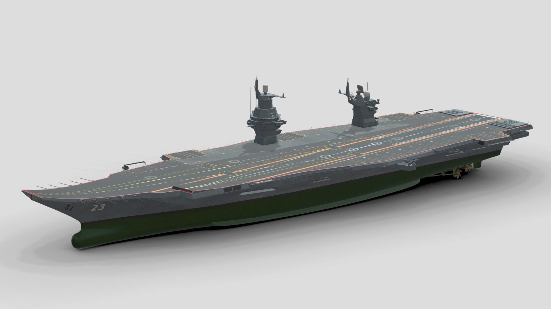 Project 23000E Shtorm Aircraft Carrier - Download Free 3D model by ...