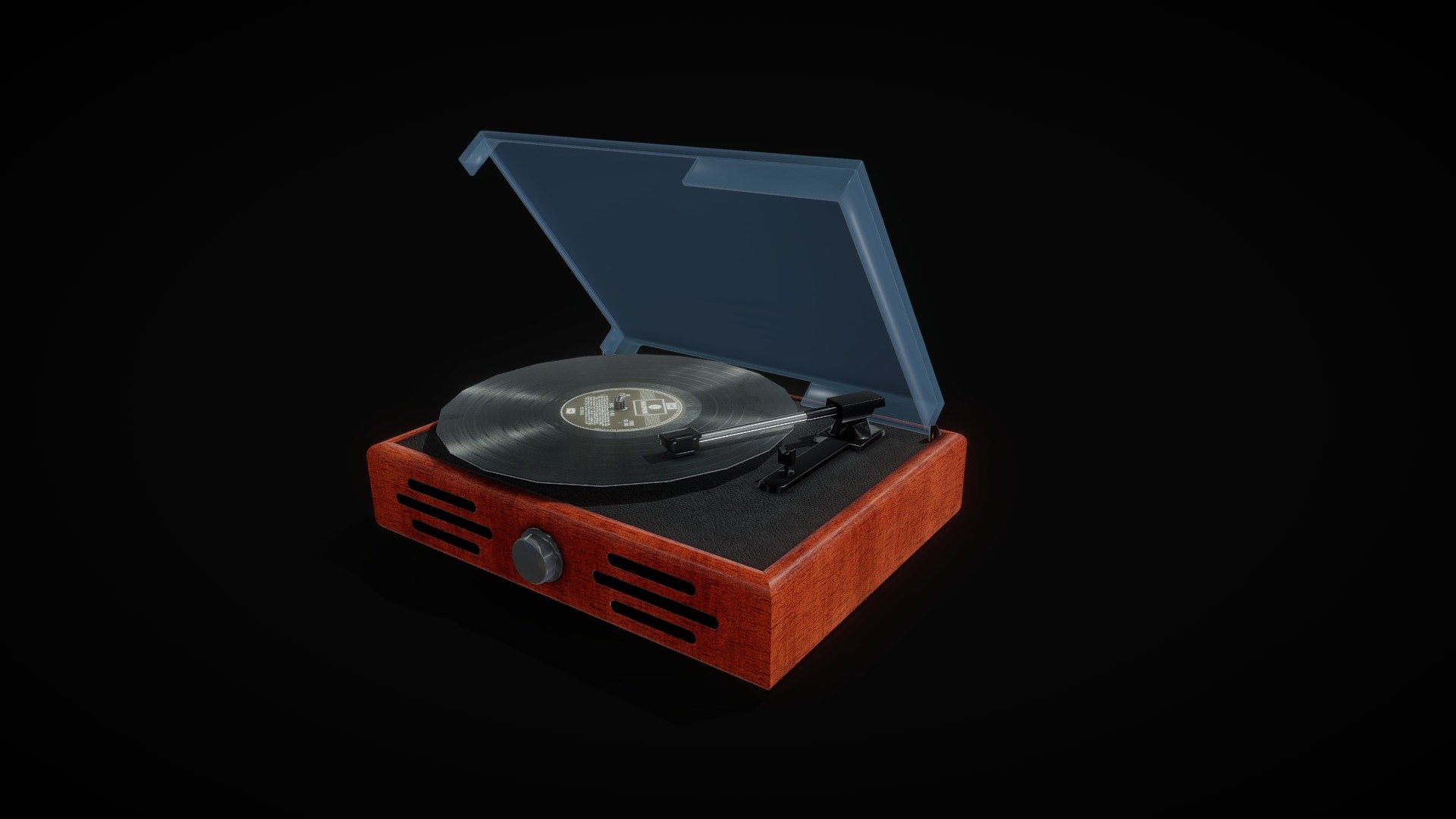 Simple Victrola - 3D model by matheusribeiro.douglas [66c5e17] - Sketchfab