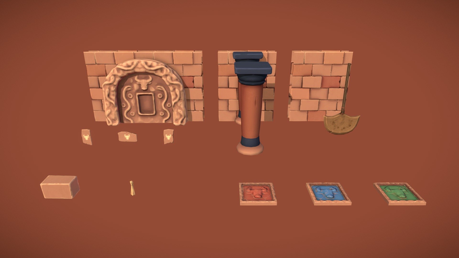 The Labyrinth - Modular Assets - 3D model by cally taylor ,` + (@cally ...