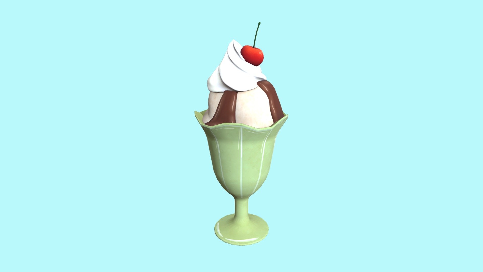 Ice Cream Sundae - Download Free 3D model by NienkeSt [66ca45f] - Sketchfab
