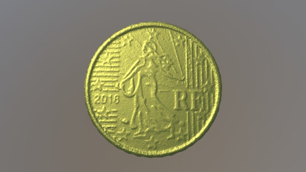 10 cents (3d scanned) - 3D model by OpenScan (@3d_TM) [66cabe5] - Sketchfab