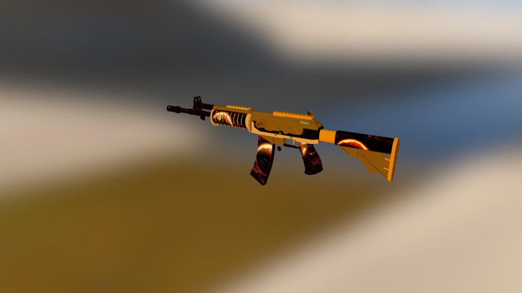 Galil AR galaxy - 3D model by mandrax [66caced] - Sketchfab
