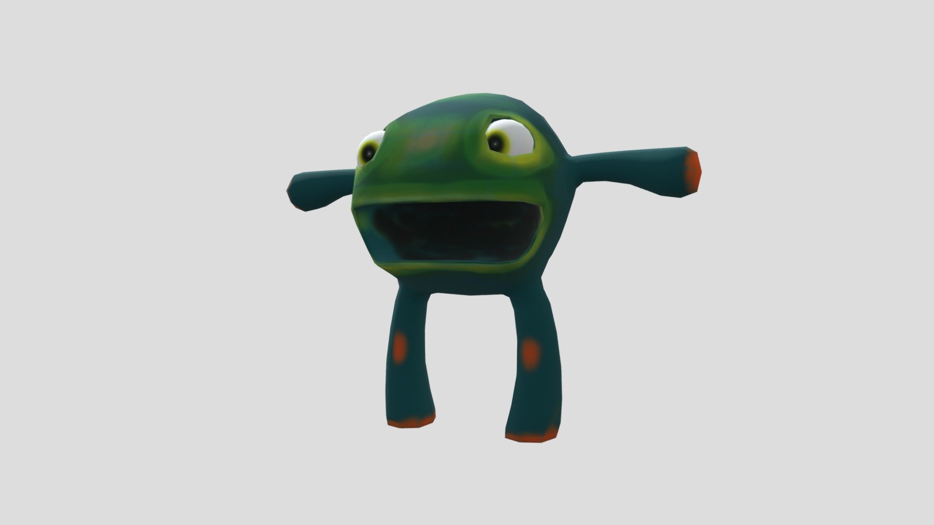 monster - 3D model by REDPLASTICER [66cb249] - Sketchfab
