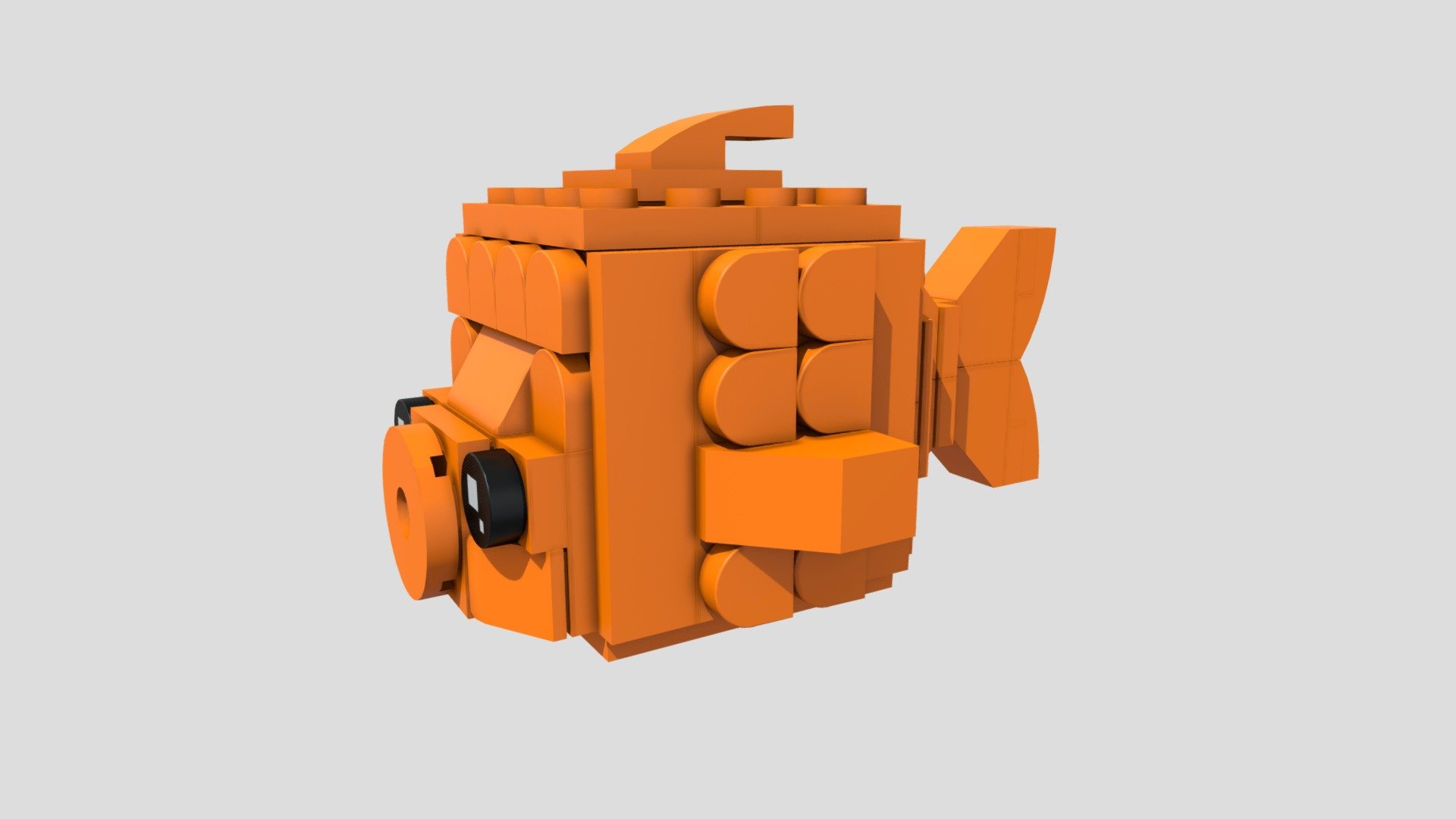 LEGO DOTS Goldfish - Buy Royalty Free 3D model by dbr3d [66cb2c7 ...