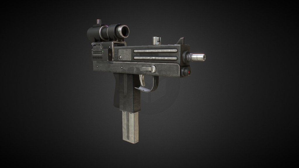 Submachine Gun MAG-11 - 3D model by kutejnikov [66cce2c] - Sketchfab