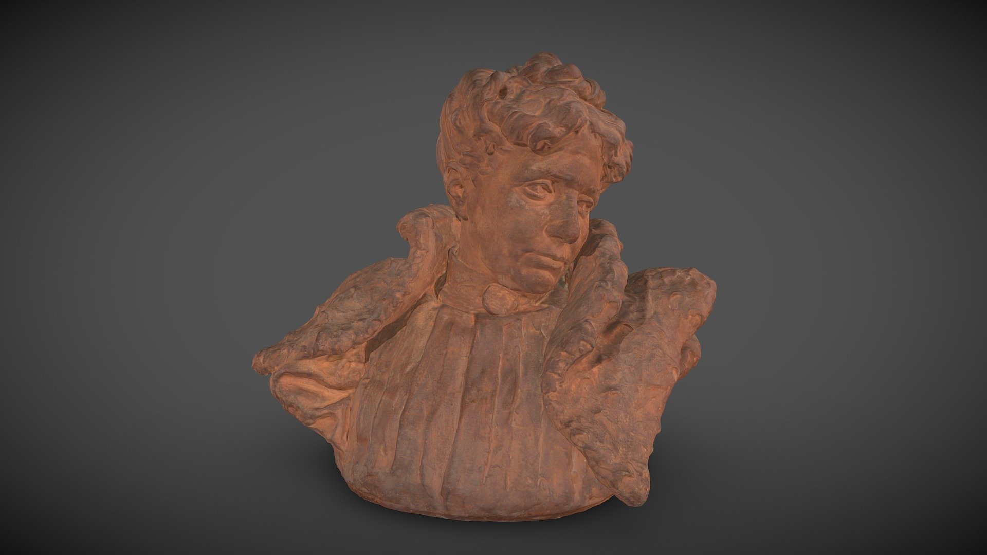 Buste de l'épouse de l'artiste Prosper Jouneau - Download Free 3D model by Alienor.org, Conseil ...