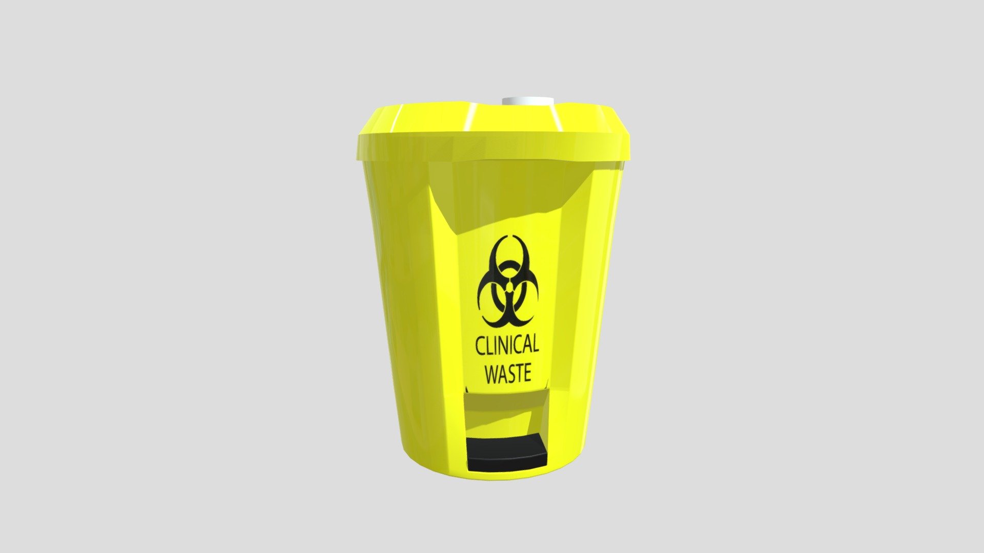 Infectious Waste Bin - 3D model by mega897 [66ce31c] - Sketchfab
