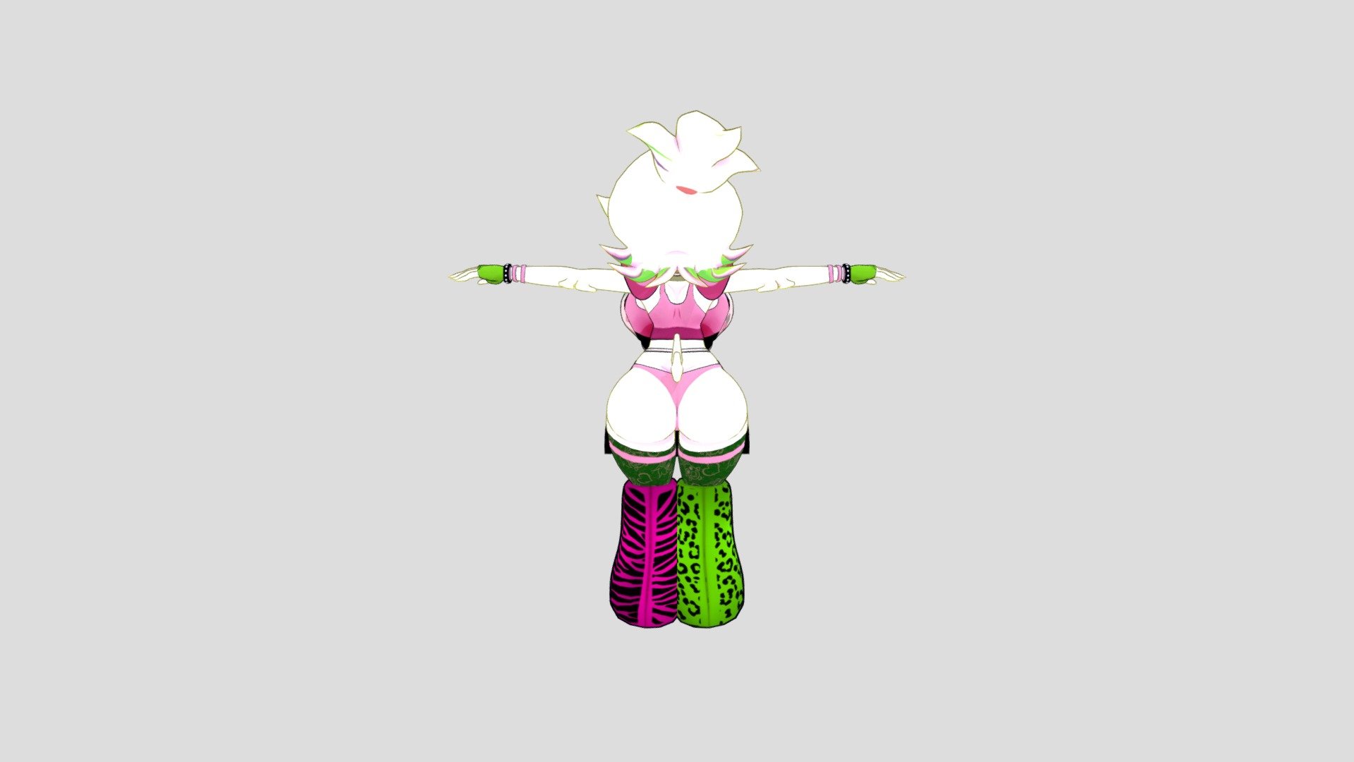 Glamrock Chiku - 3D model by Cryptia Curves (@CryptiaCurves) [66cec6f] - Sketchfab
