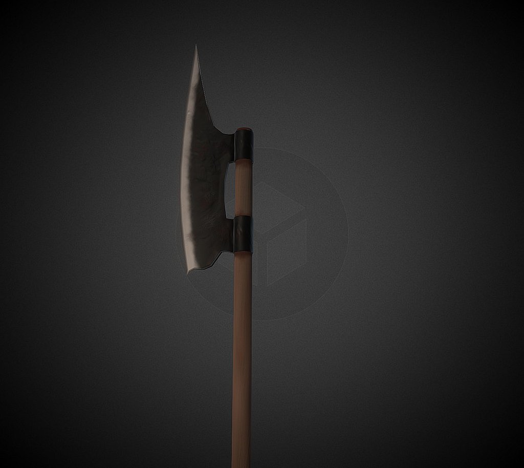 Viking Halberd - 3D model by beyondmatter [66d1526] - Sketchfab