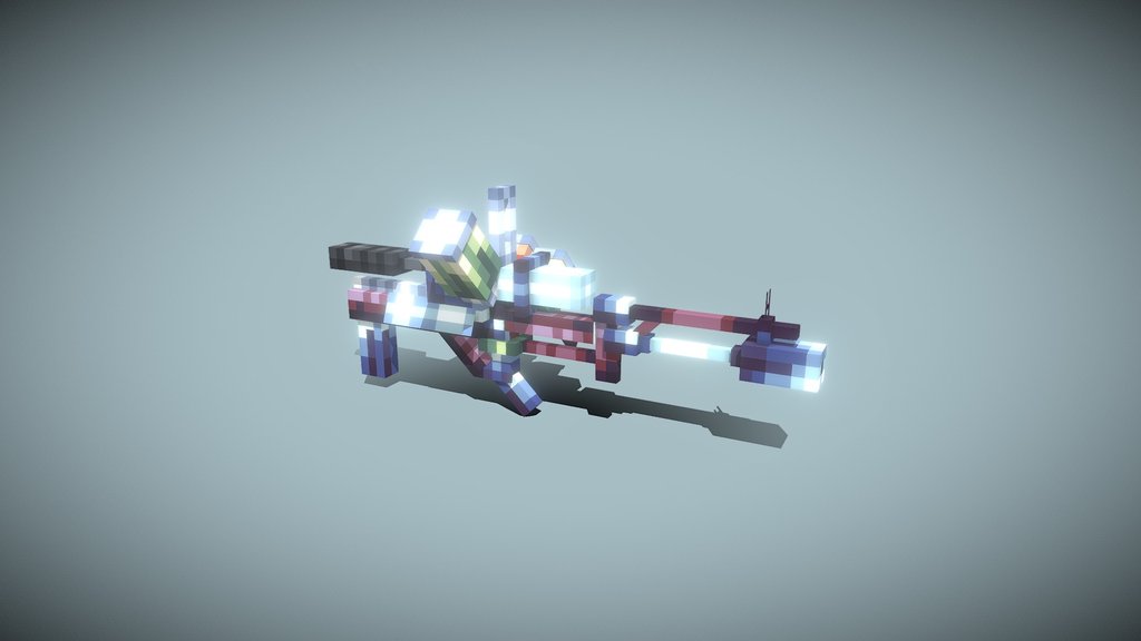 pastel gun - A 3D model collection by Bloxman - Sketchfab